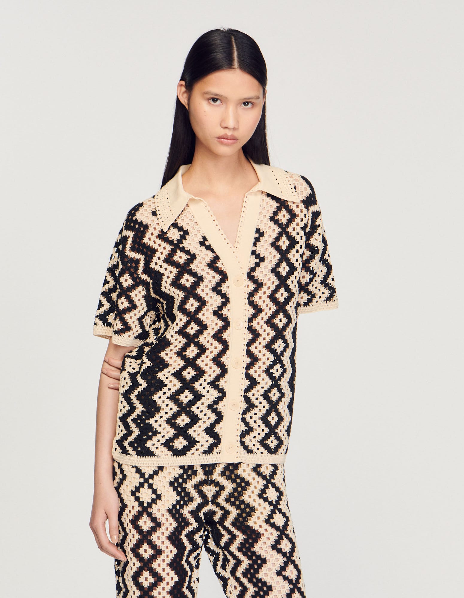 SANDRO Crochet Top | endource