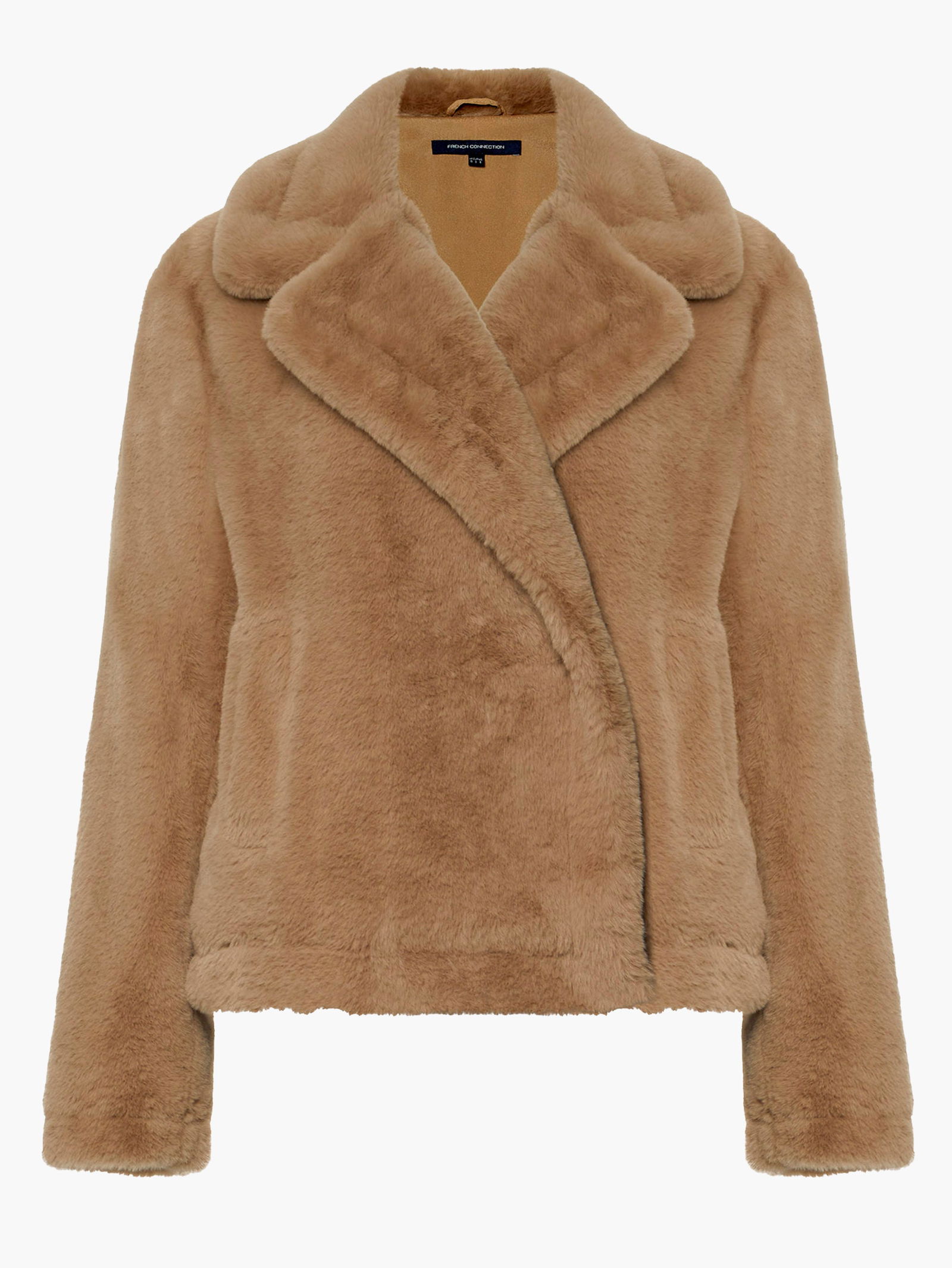 FRENCH CONNECTION Buouna Recycled Faux Fur Short Coat | endource