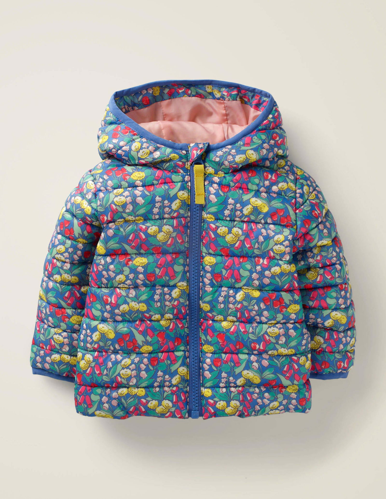 BODEN Cosy Quilted Jacket in Multi Spring Floral | endource