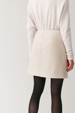 COS Short Wool Skirt | endource