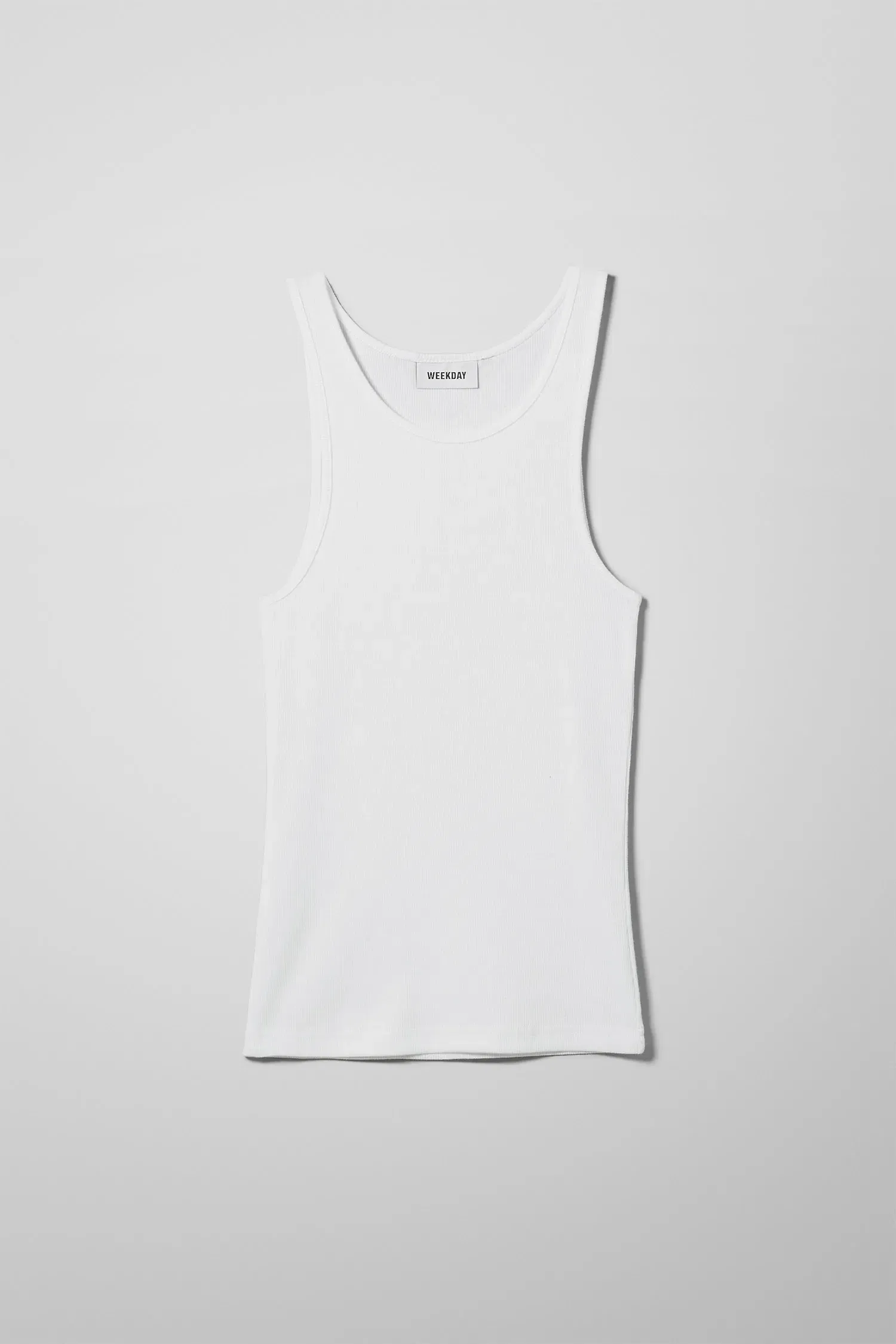 WEEKDAY Stella Tank Top in White | Endource