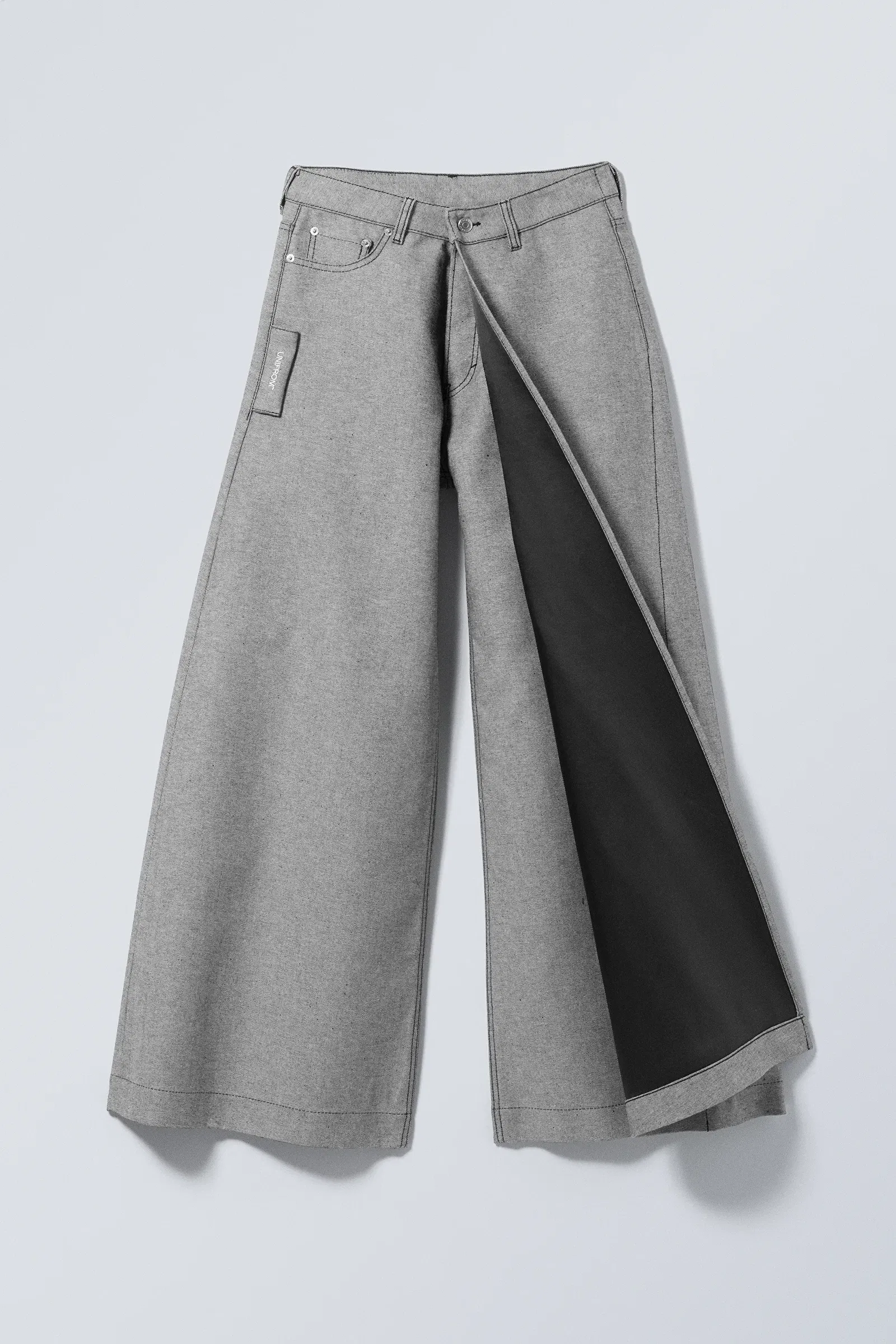WEEKDAY Weekday Limited Edition x Unifrom™ - Folder Jeans in Two-Tone ...