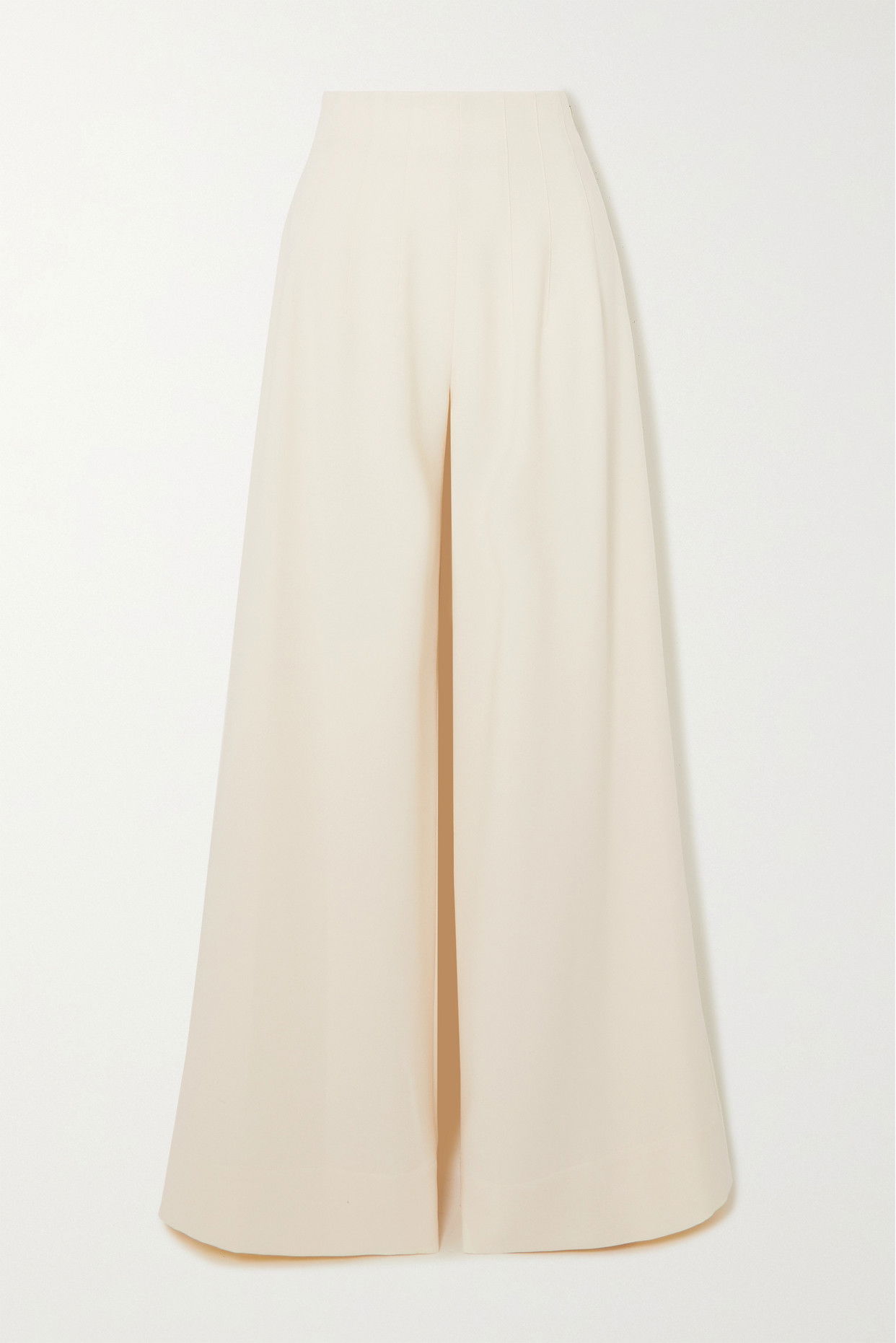 STAUD Caleb Wide-Leg Pants in Cream | endource