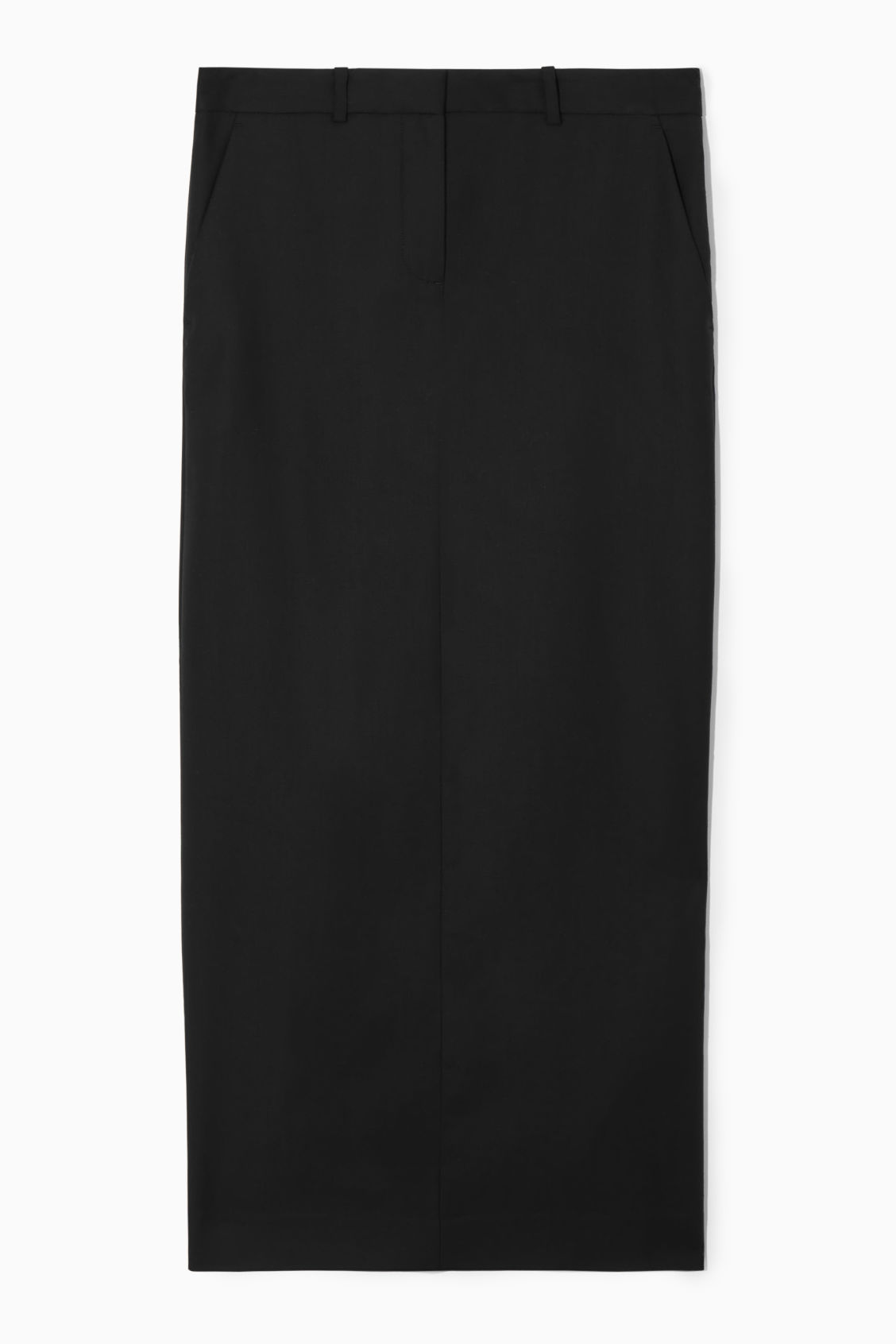 COS Wool Column Maxi Skirt | endource