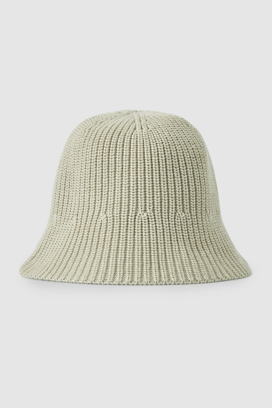COS Knitted Bucket Hat in beige | Endource