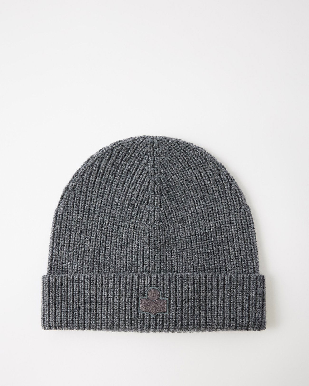 ISABEL MARANT Bayle Logo-Patch Ribbed Merino Beanie | endource