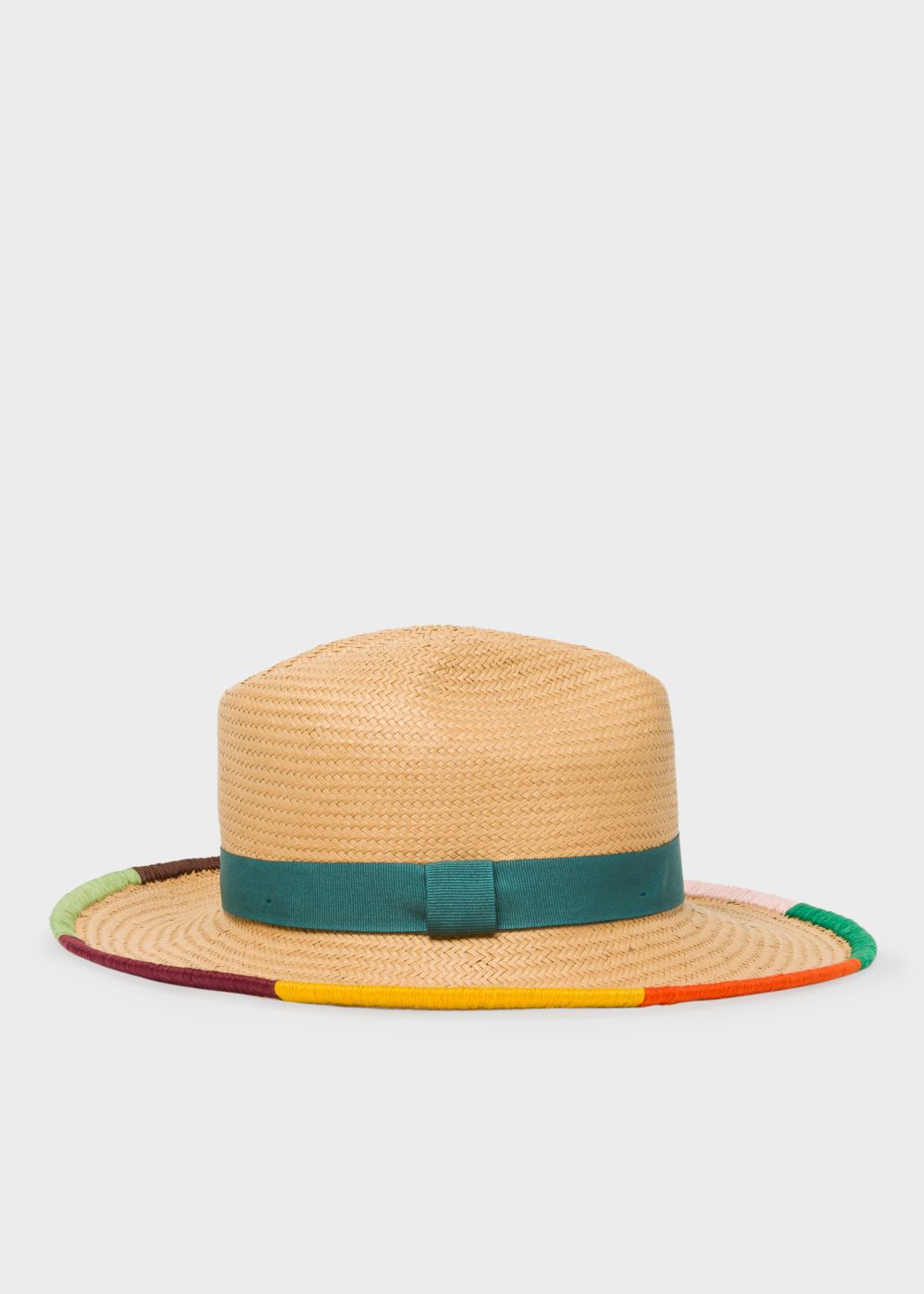 PAUL SMITH Artist Stripe Border Plaited Hat | Endource