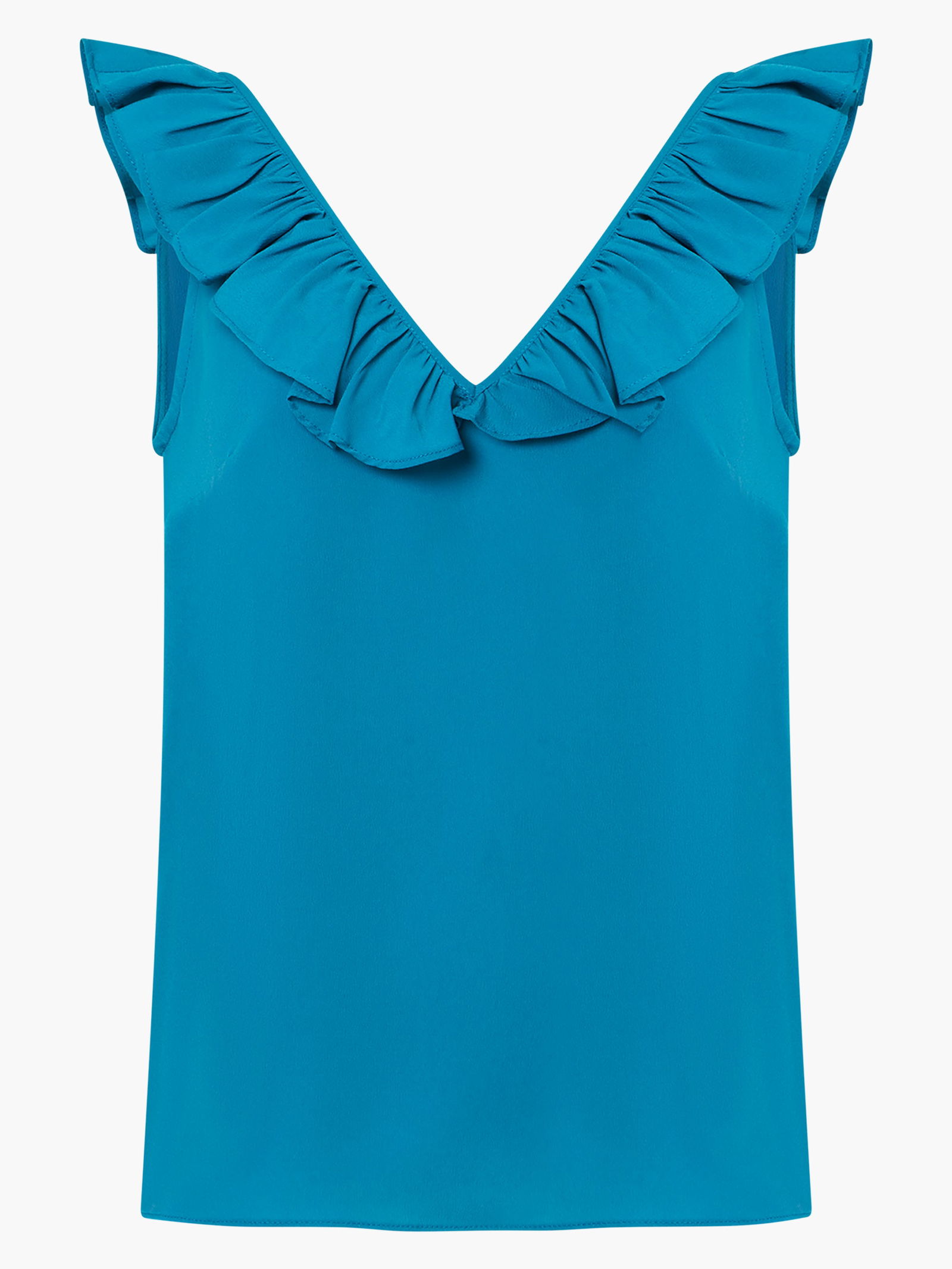 FRENCH CONNECTION Recycled Crepe Ruffle Cami Top | endource