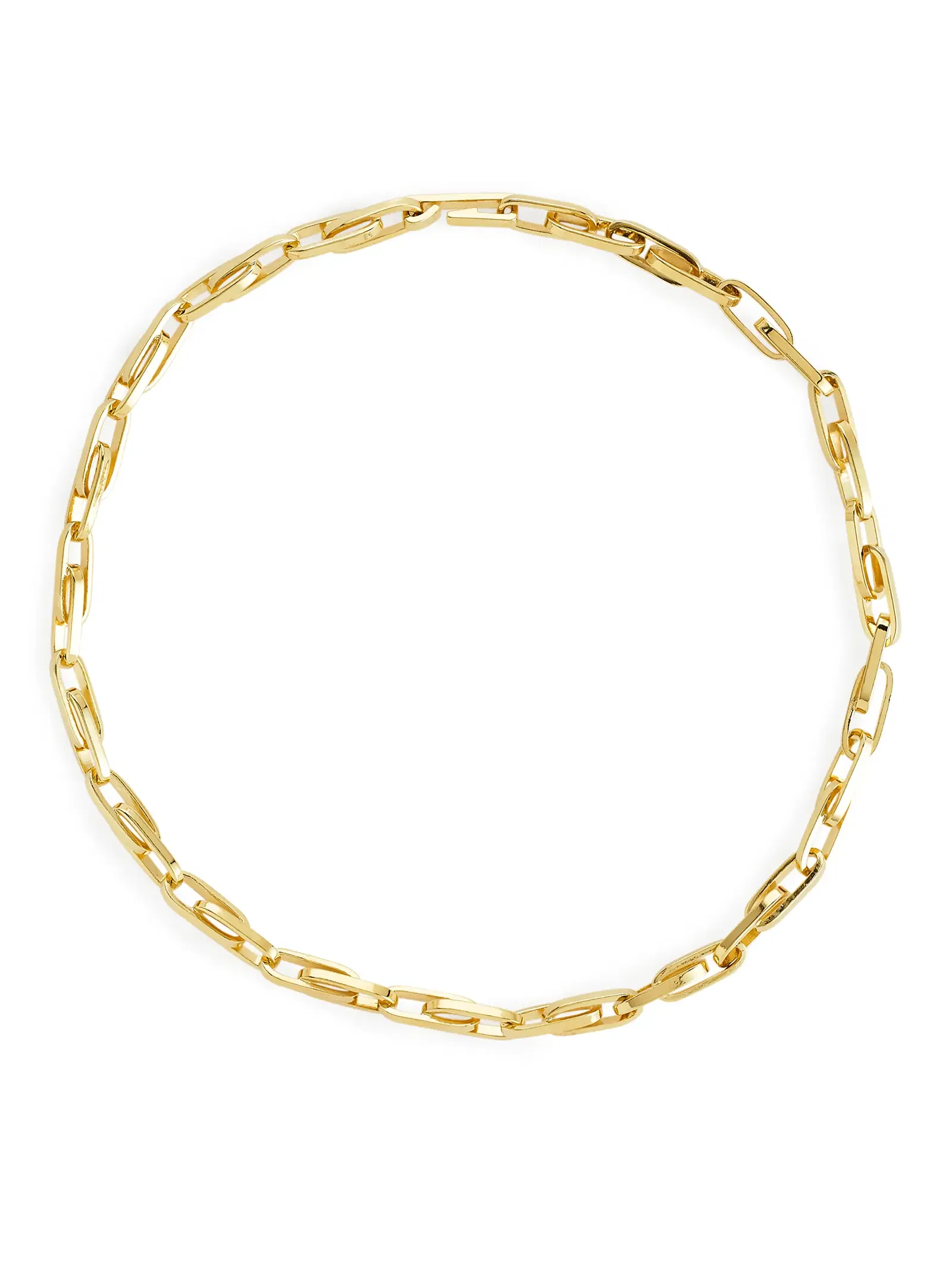 ARKET Gold-Plated Chain Necklace in Gold | endource