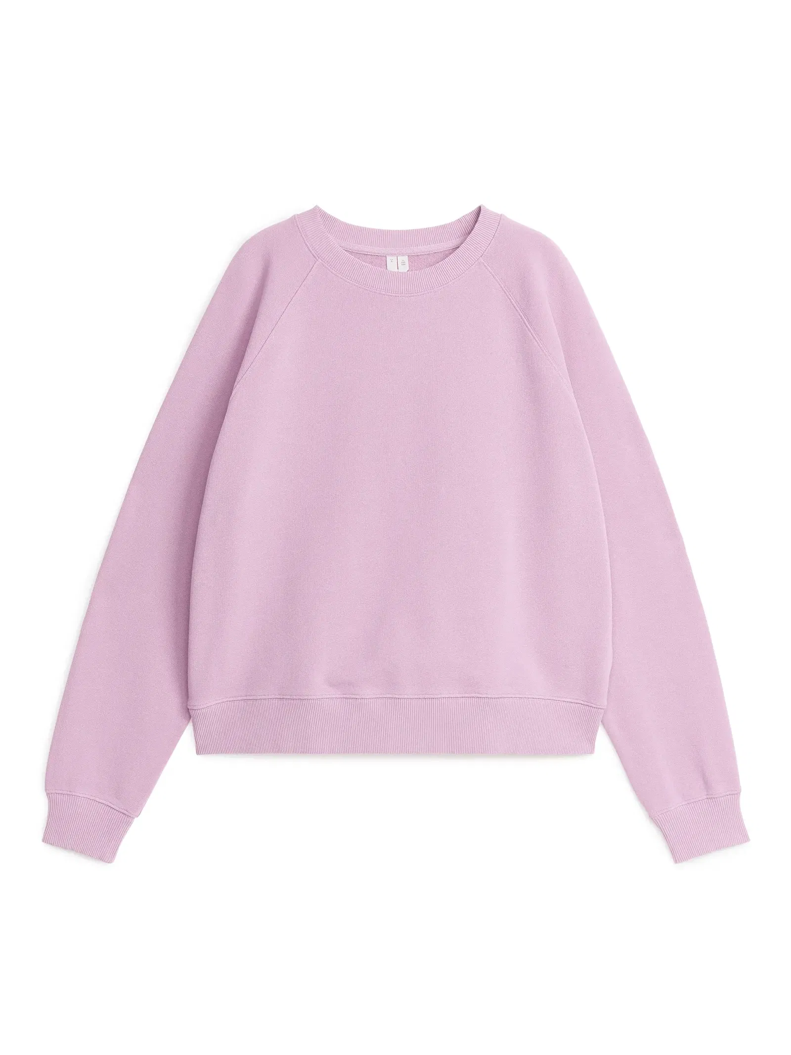 ARKET Soft French Terry Sweatshirt in Pink | Endource