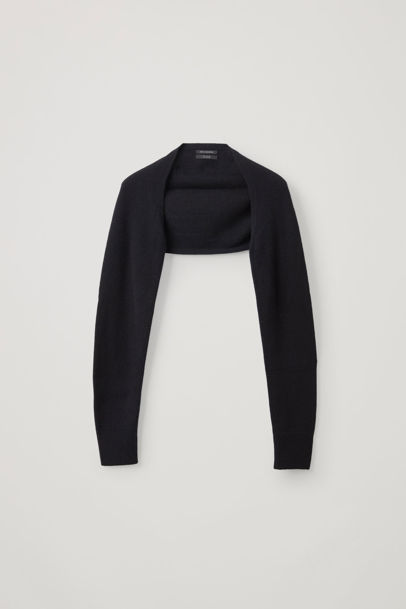 COS Cashmere Cropped Shrug | endource