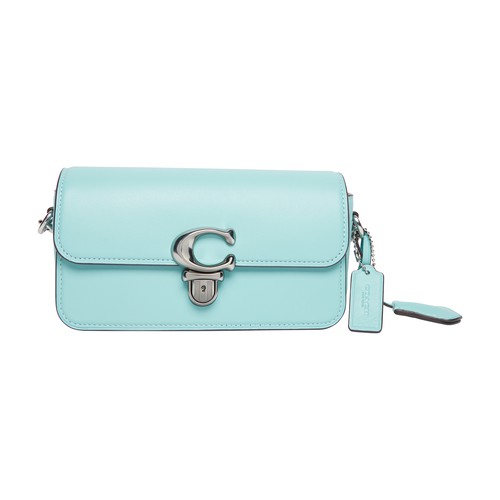 COACH Glovetanned Leather Studio Baguette Bag in Lh Faded Blue | endource