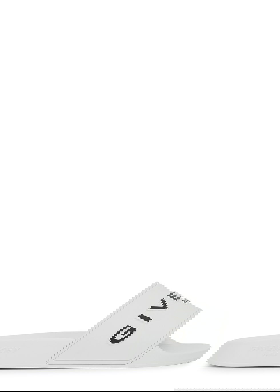 GIVENCHY Logo Rubber Sliders | Endource