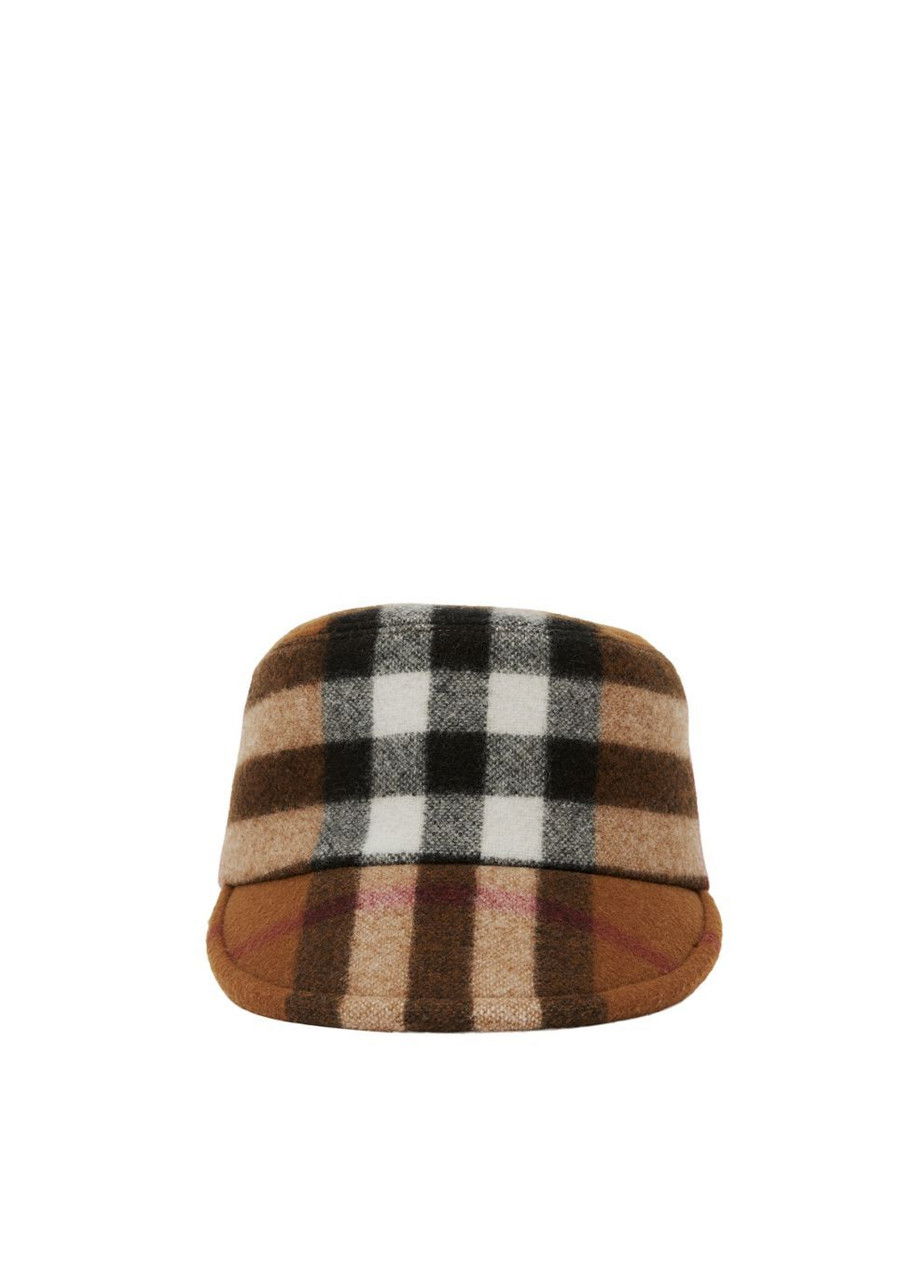 BURBERRY Check Technical Wool Cap | endource