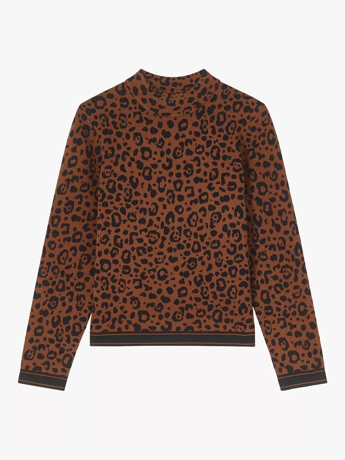 L.K. BENNETT Lea Leopard Print Knitted Top | endource