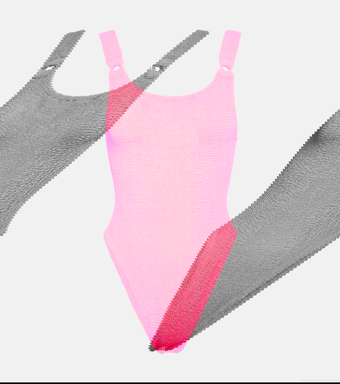 HUNZA G Domino Swimsuit in Pink | endource