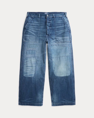 POLO RALPH LAUREN Relaxed Fit Distressed Jean in Blue | Endource