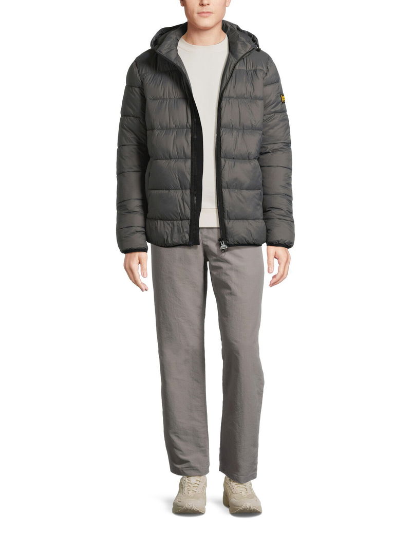 BARBOUR Bobber Quilted Jacket in Slate Grey | endource