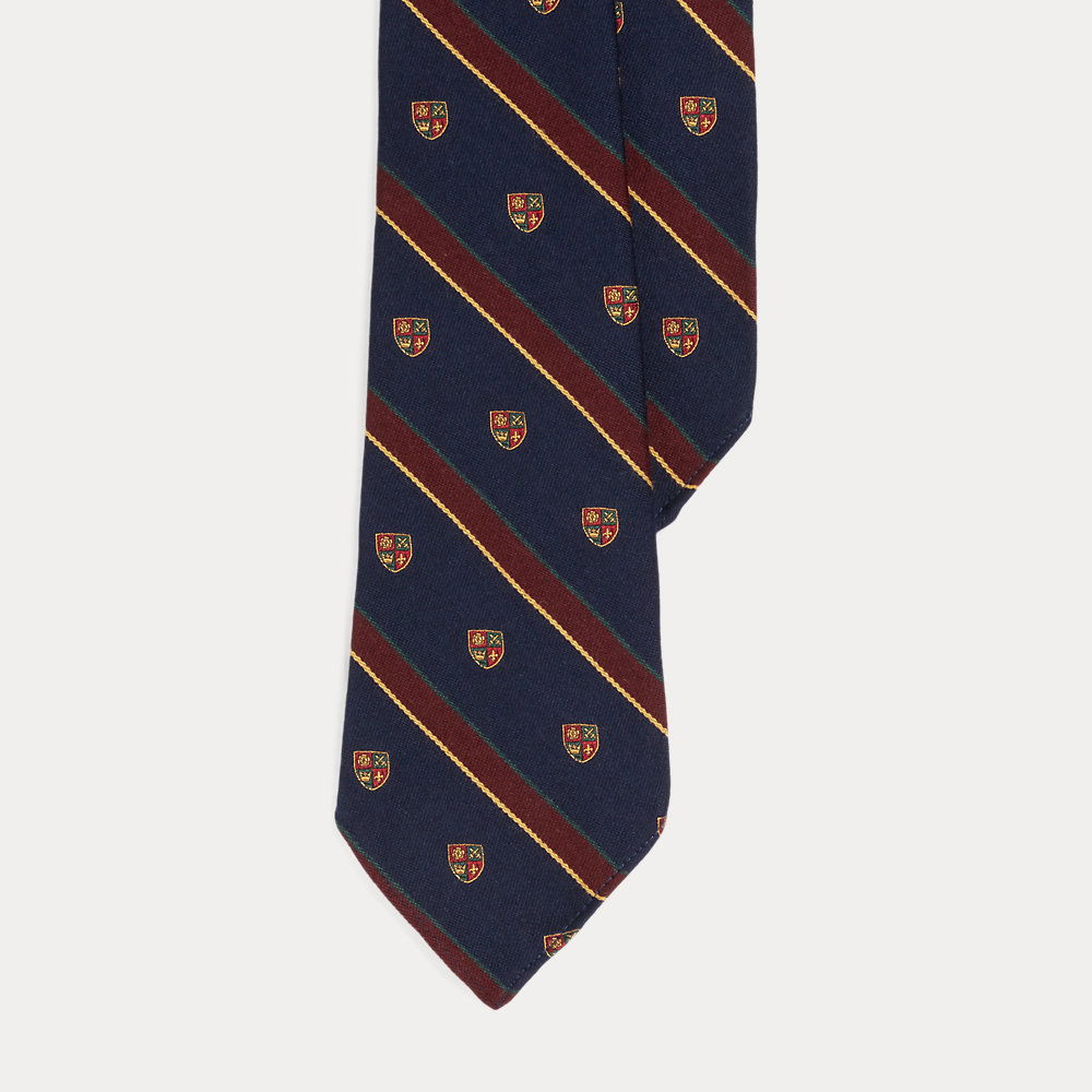POLO RALPH LAUREN Vintage-Inspired Striped Club Tie in Blue | Endource