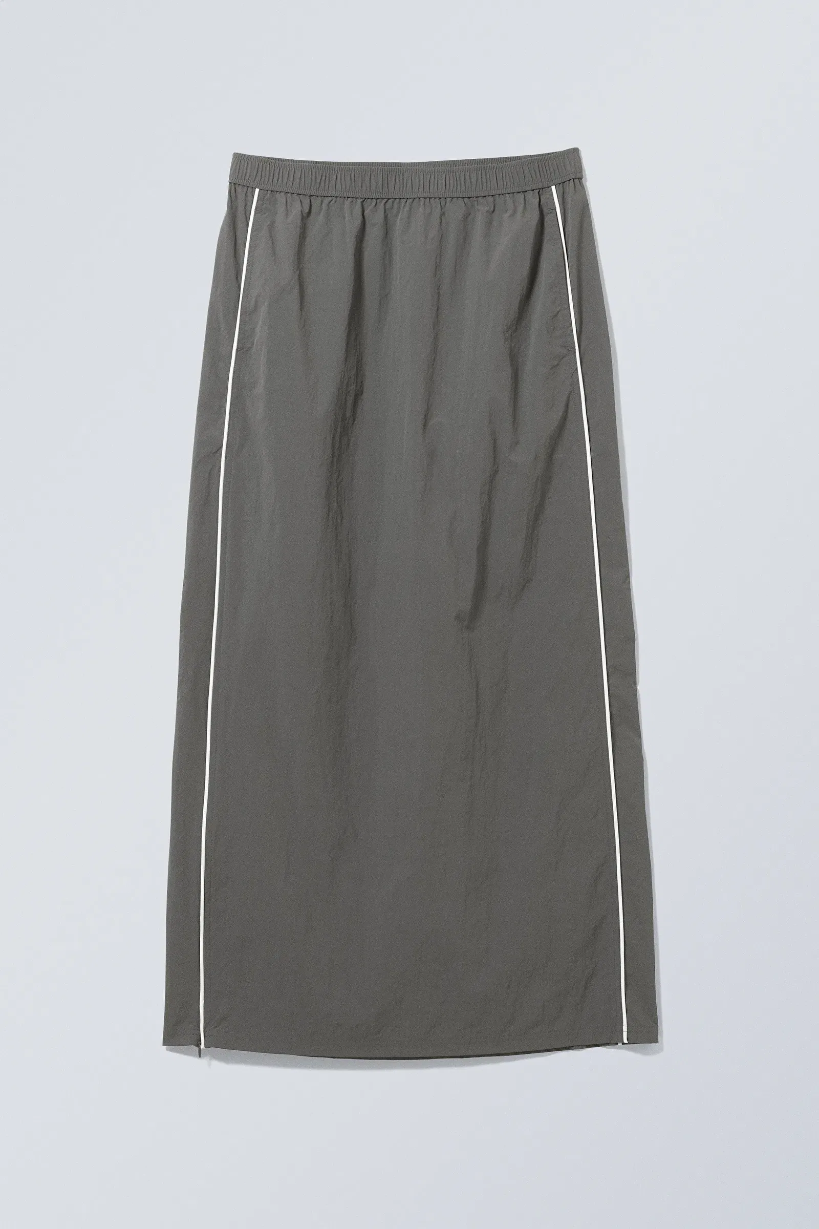 WEEKDAY Daria Tracksuit Skirt in Dark Grey | endource
