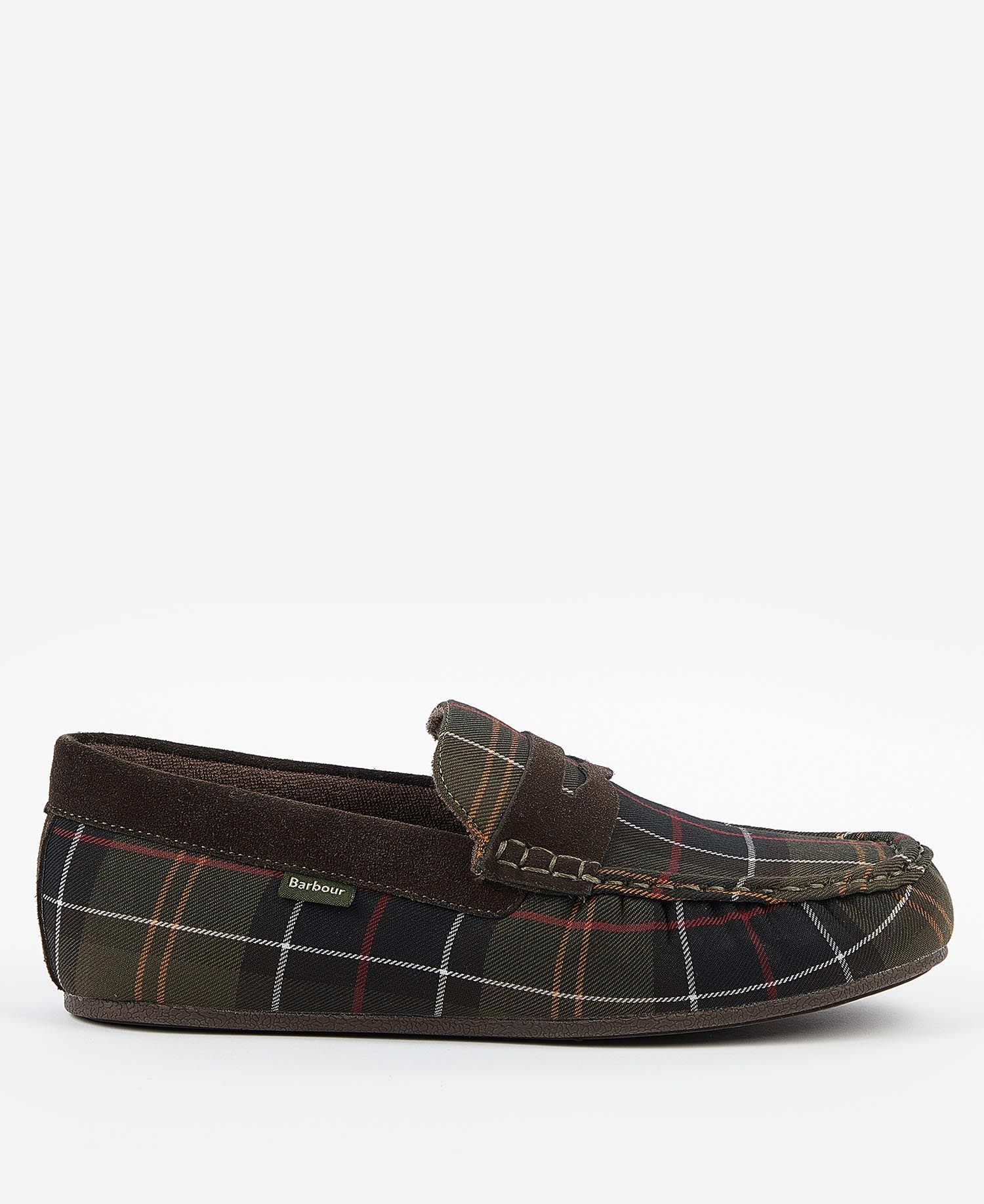 BARBOUR Carr Slippers in Classic Tartan | Endource
