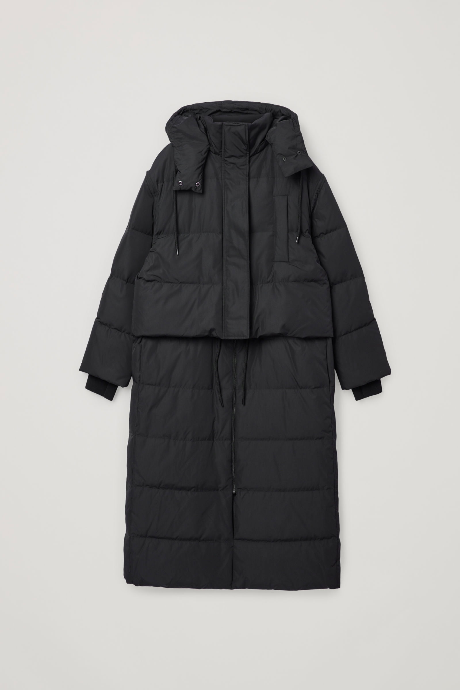 COS 3-In-1 Hybrid Puffer Jacket | endource