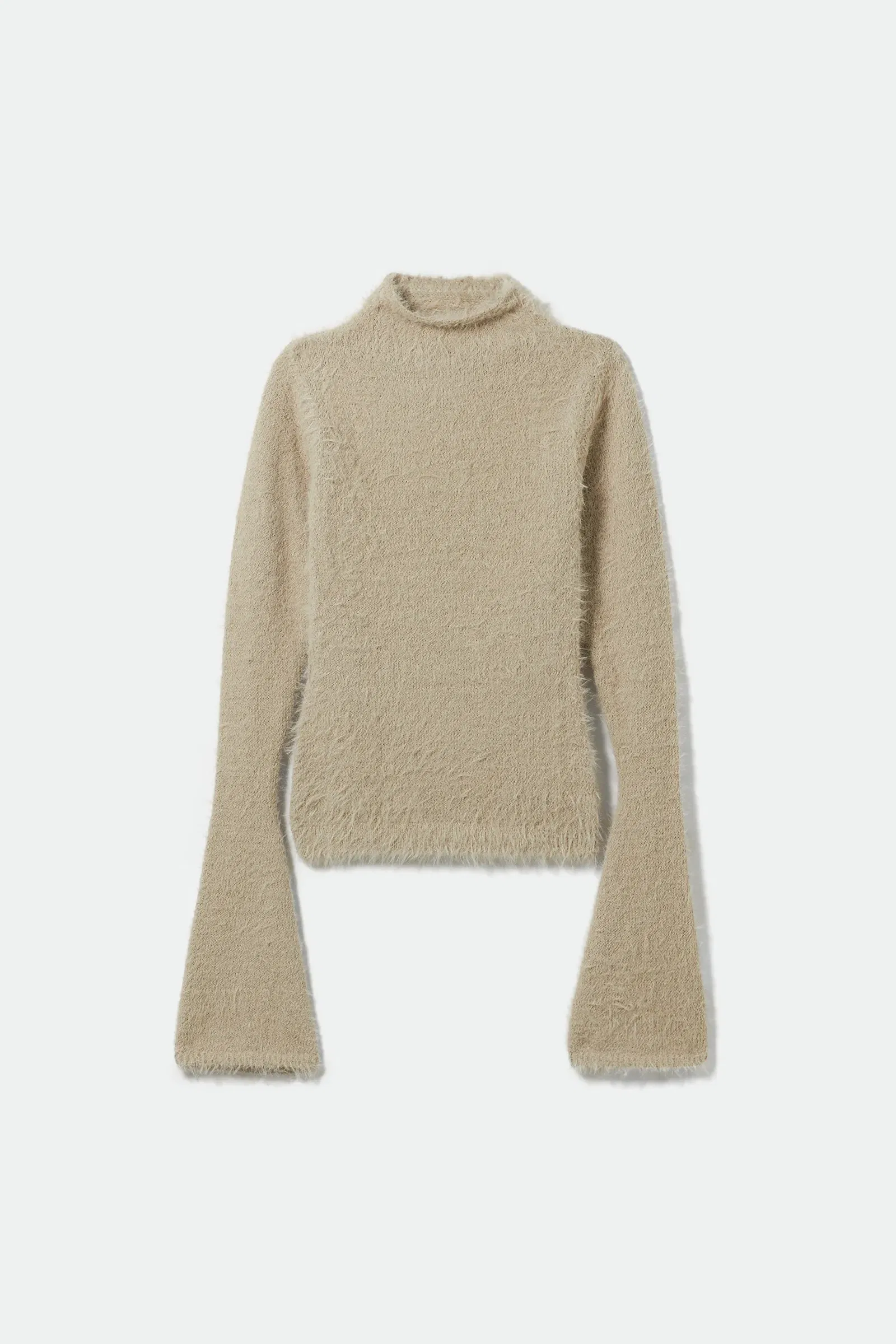 WEEKDAY Jeny Hairy Sweater in Beige | endource