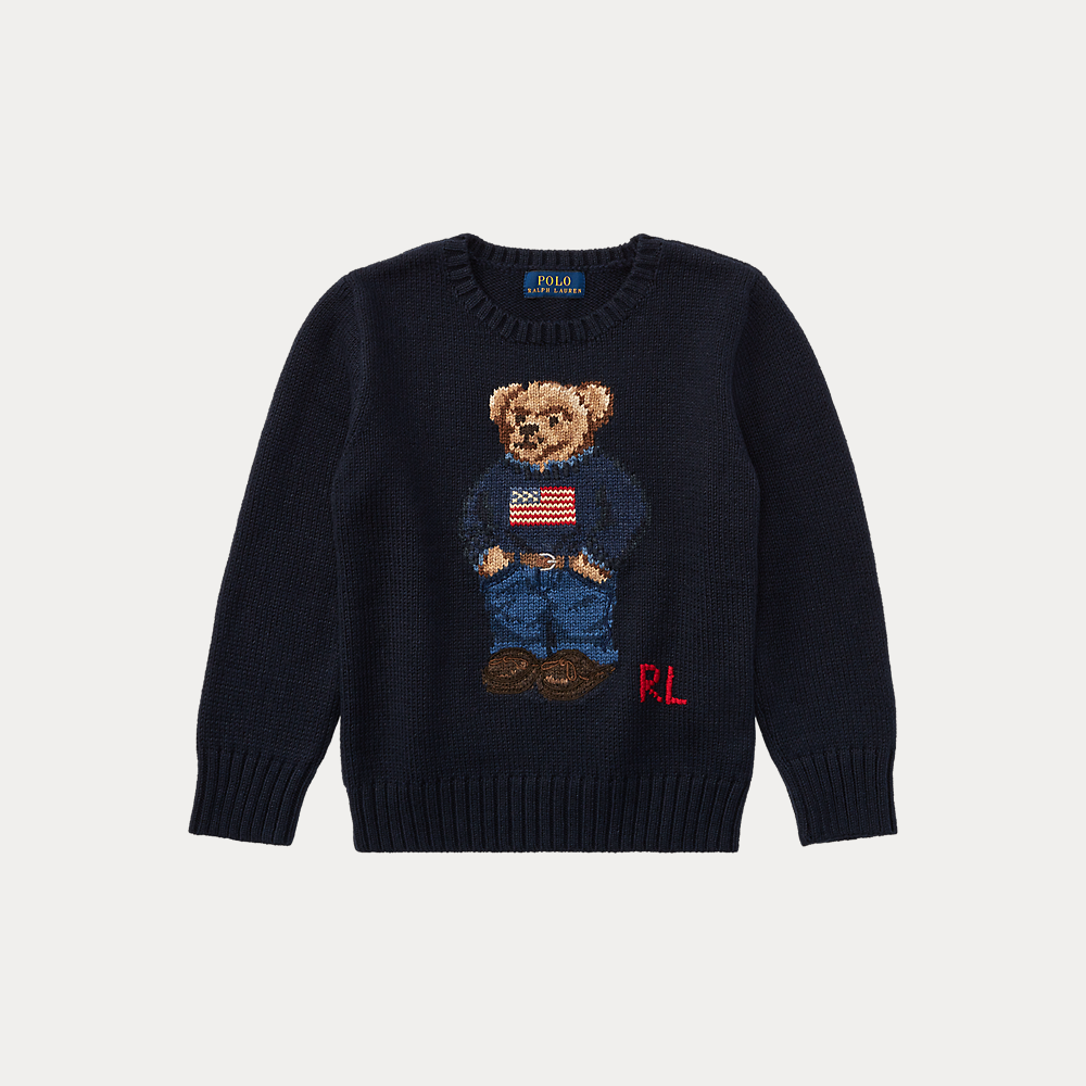 Fabelhafte Ralph Lauren Bear Jumper Bilder