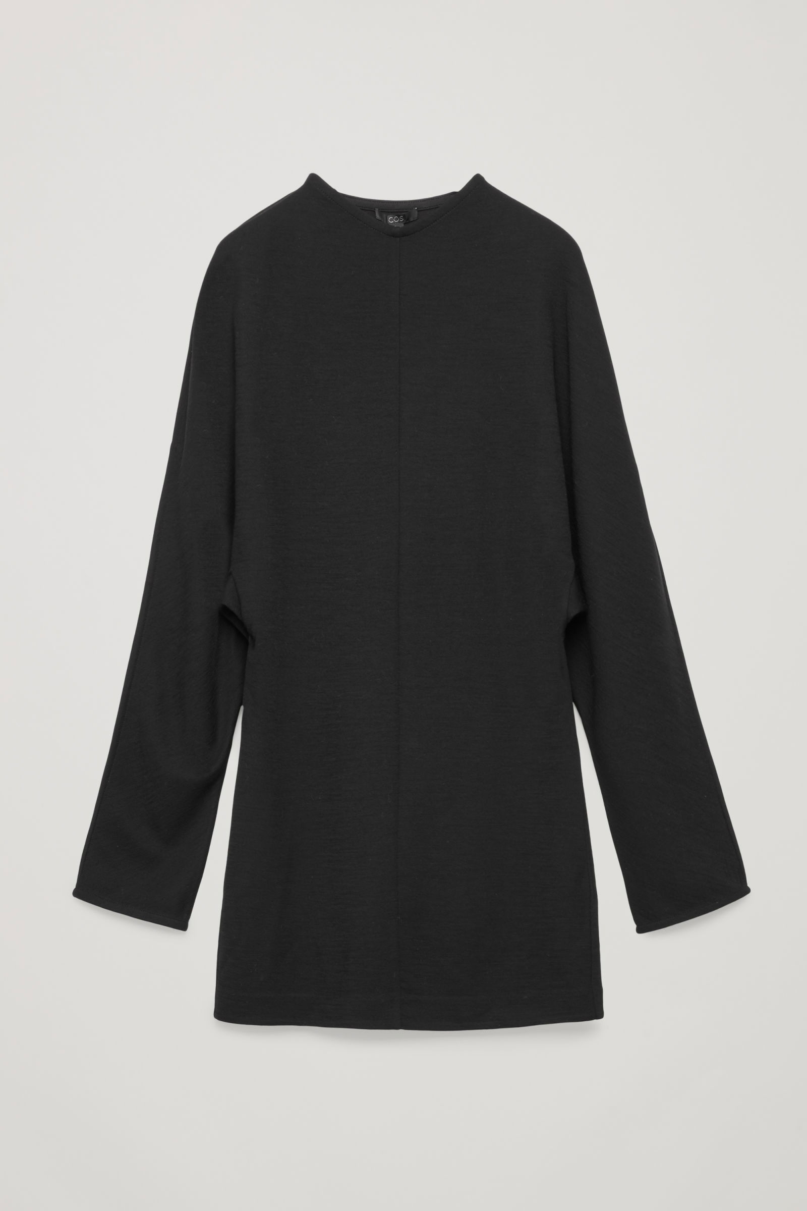COS Jersey Tunic Top in Black | endource