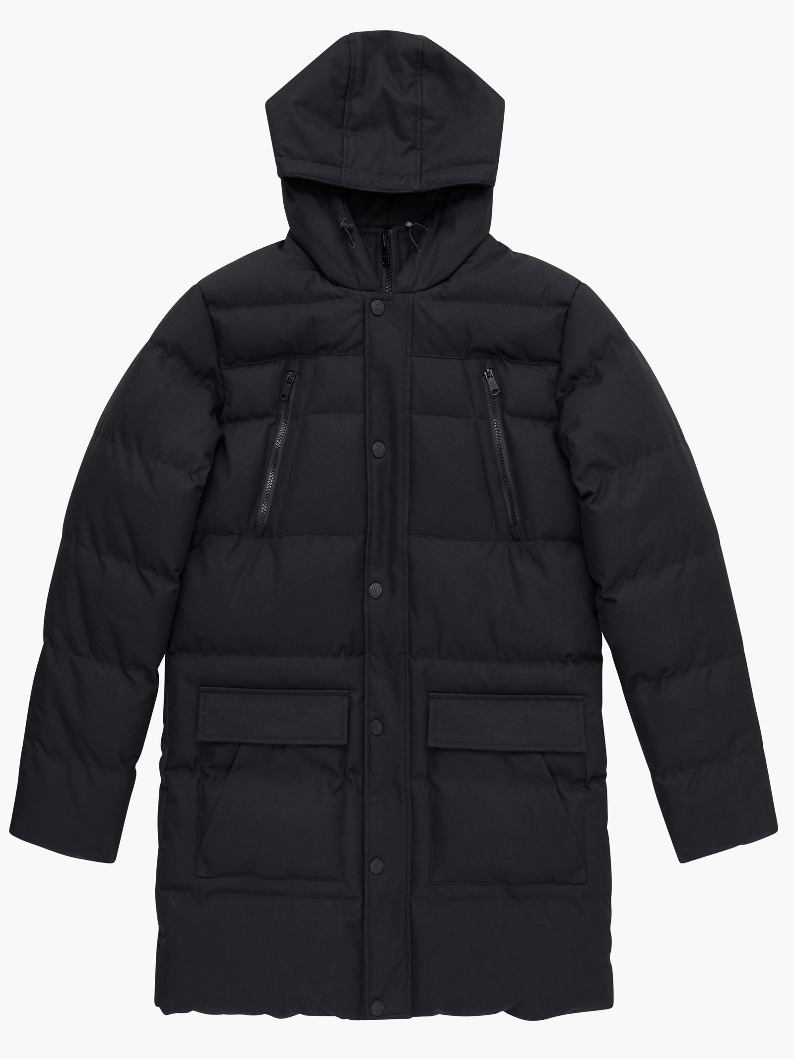 FRENCH CONNECTION Row Layered Puffer Parka Coat | Endource