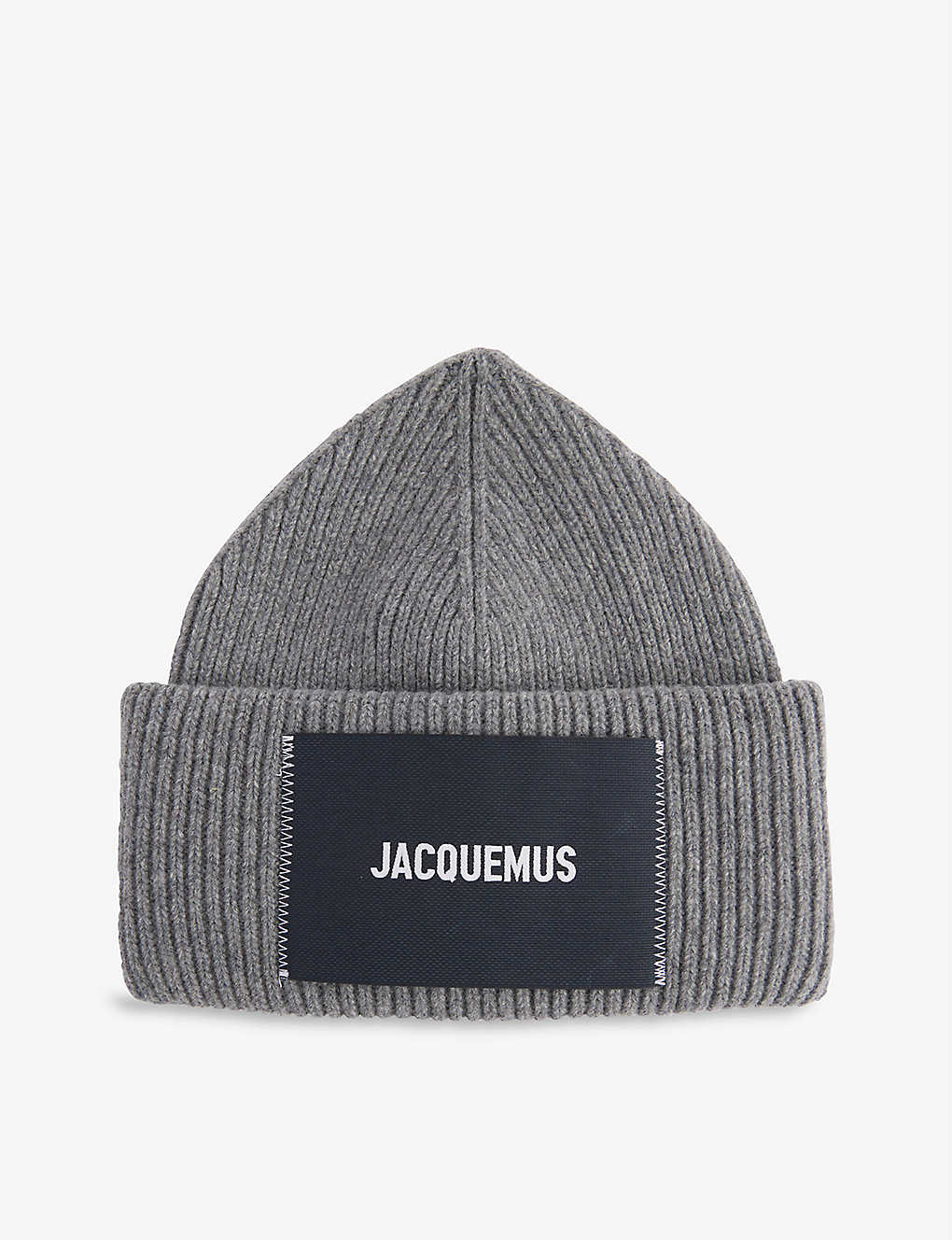 JACQUEMUS Le Bonnet Branded Wool-Blend Hat | endource