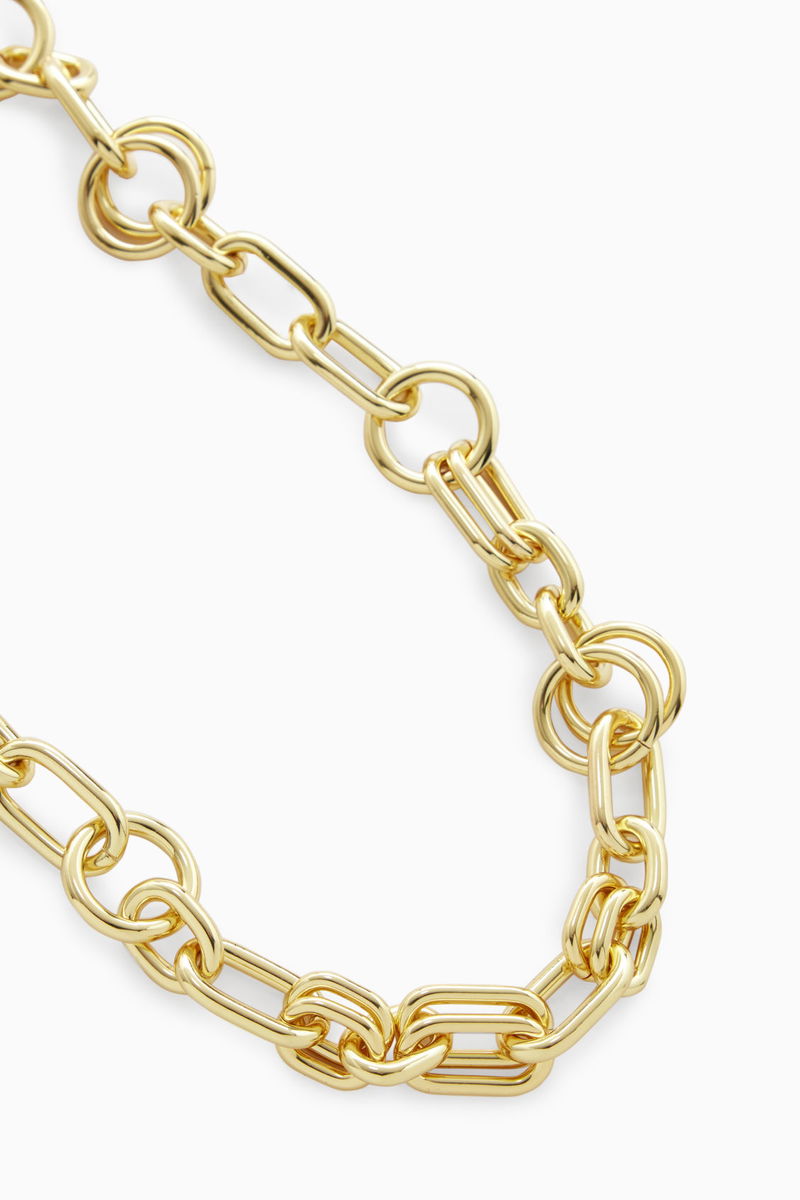 COS Layered Chain Necklace in GOLD | endource