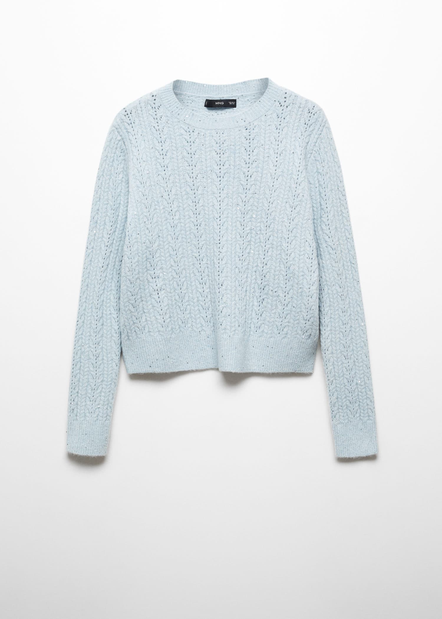 MANGO Knit Paillette Sweater | endource