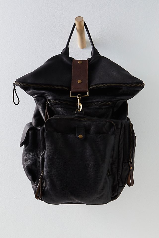 FREE PEOPLE FP Collection - Brigade Leather Backpack | endource
