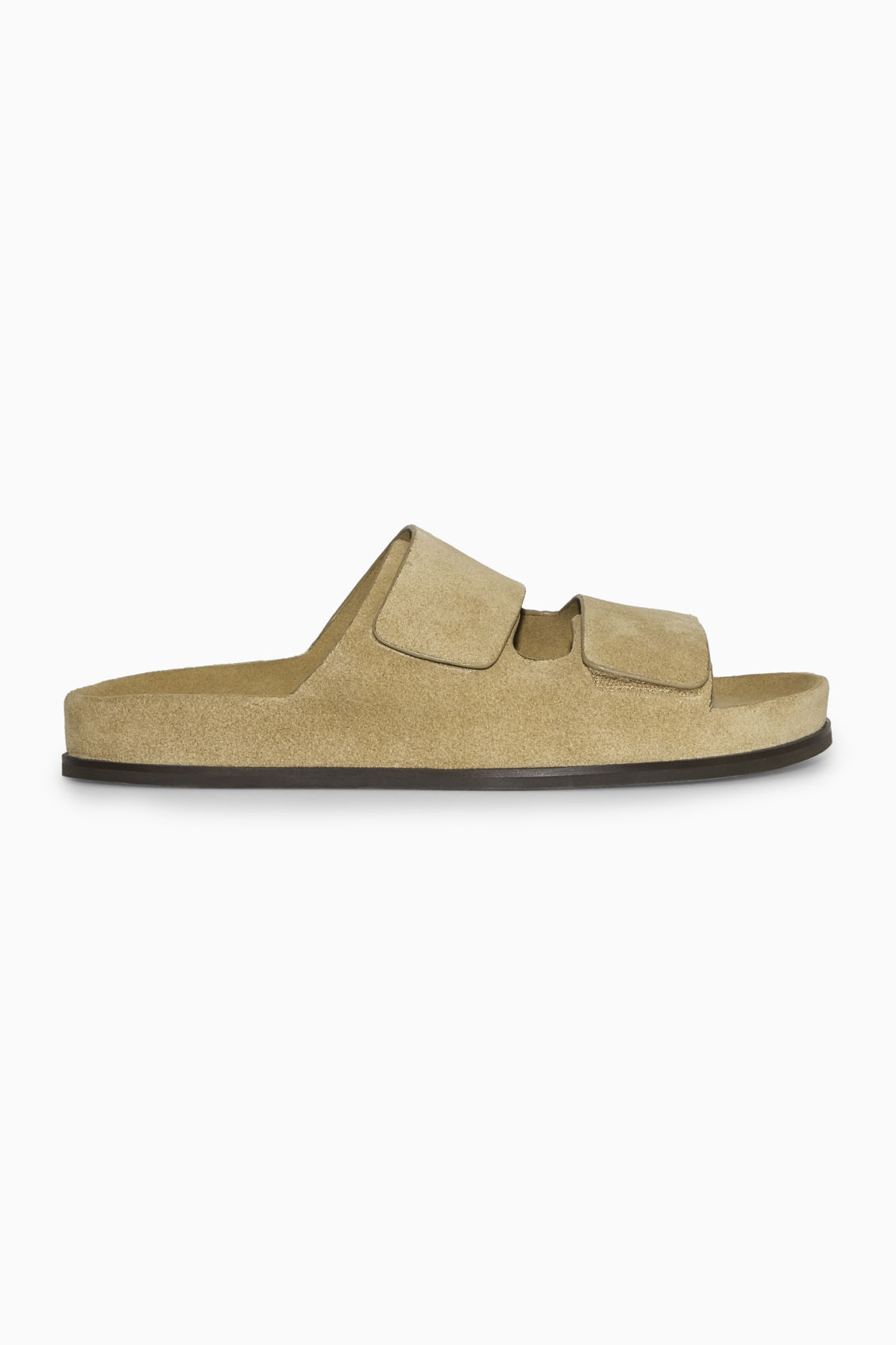 COS Suede Slides in BEIGE | Endource