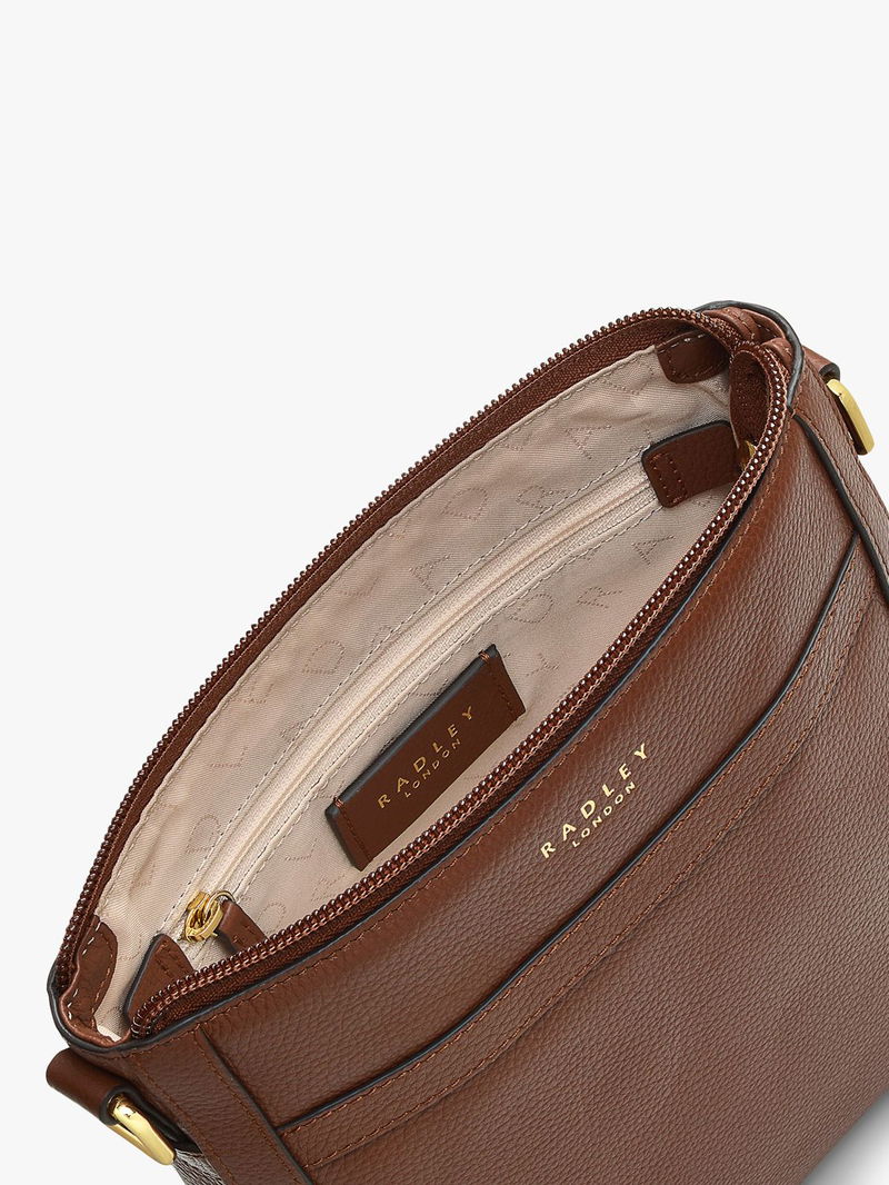 RADLEY Derby Street Small Leather Cross Body Bag in Tortoise | endource