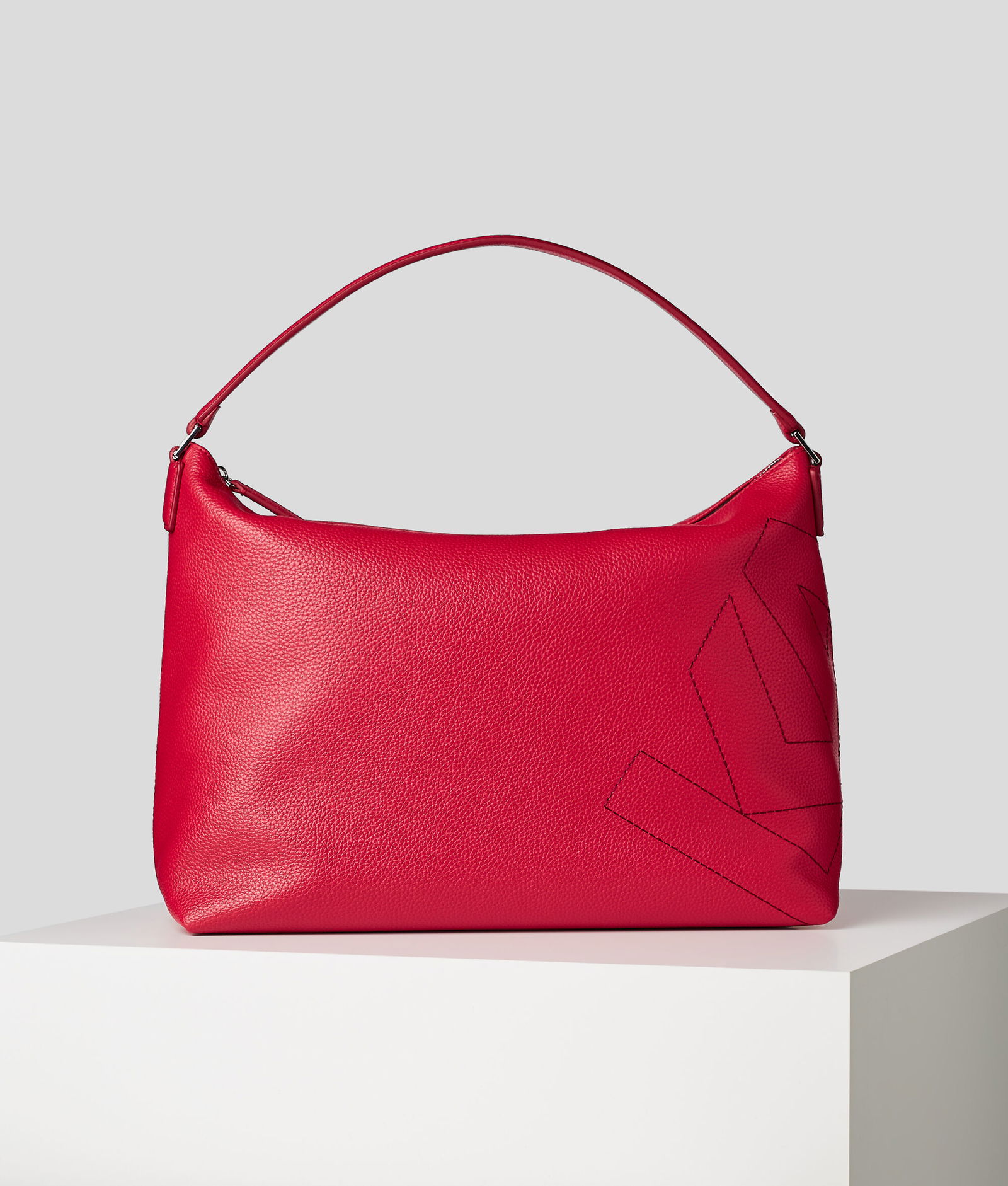 KARL LAGERFELD K/Athleisure Tote in Tango Red | endource
