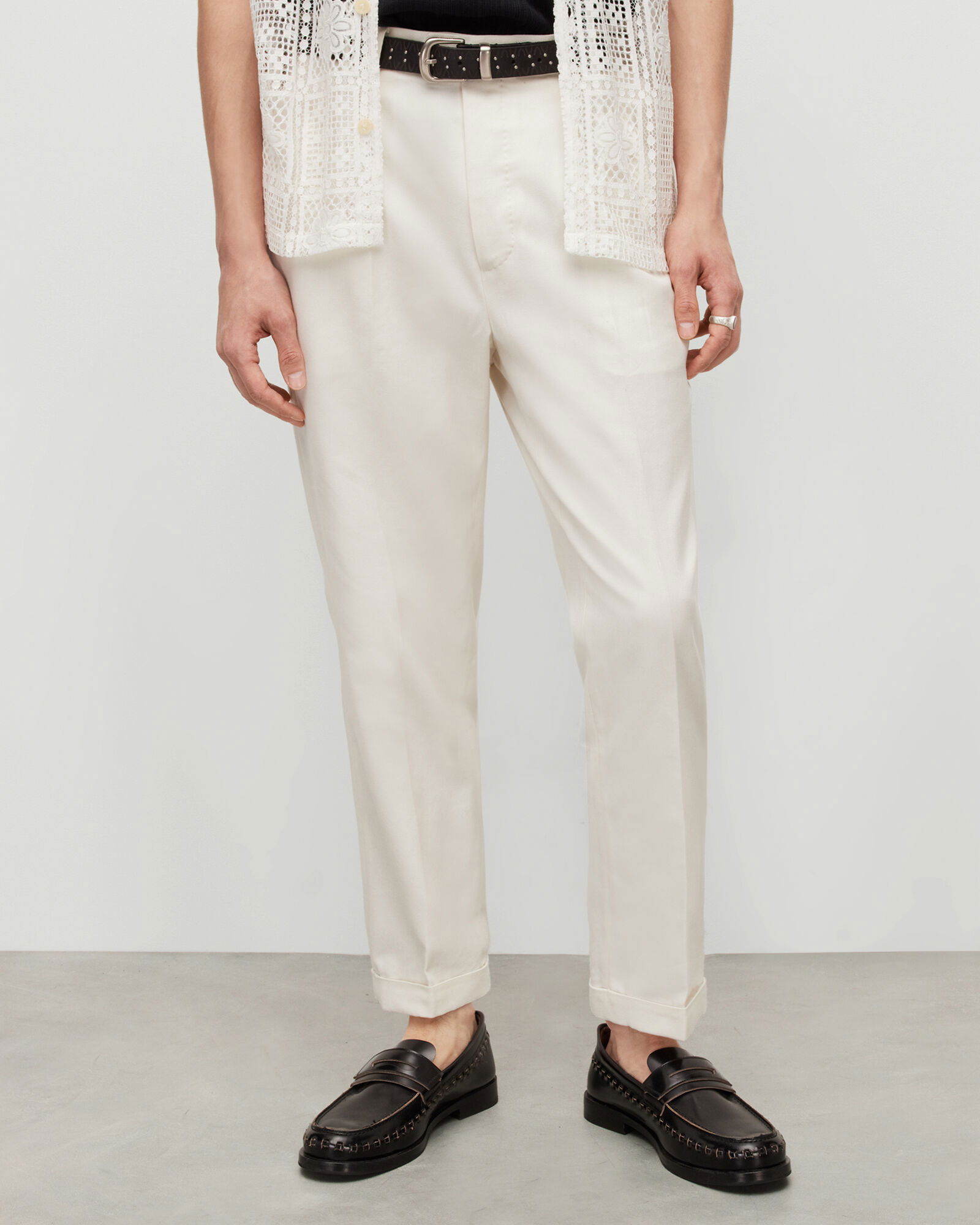 ALLSAINTS Tallis Cropped Slim Trousers | endource