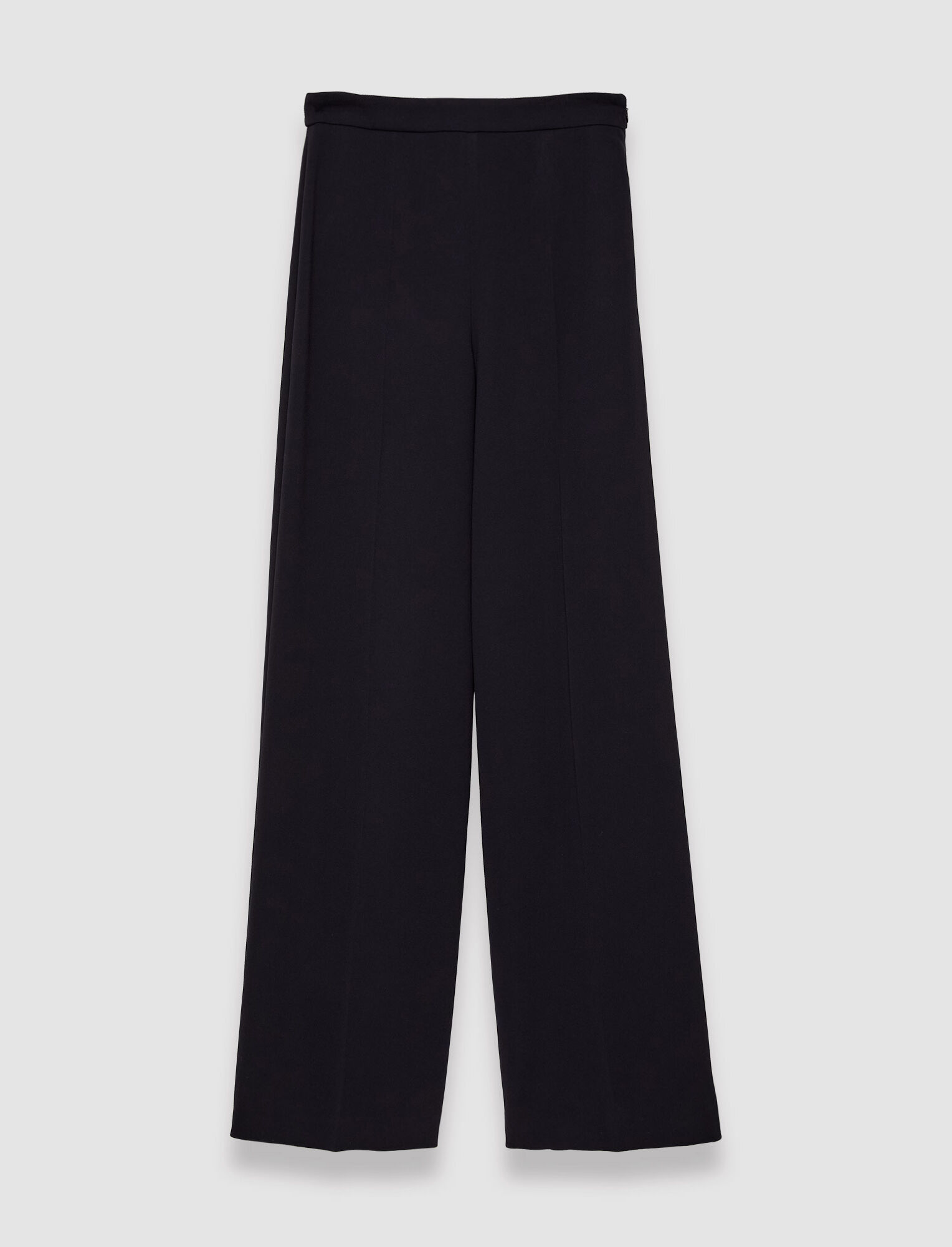 JOSEPH Comfort Cady Alane Trousers in Black | Endource