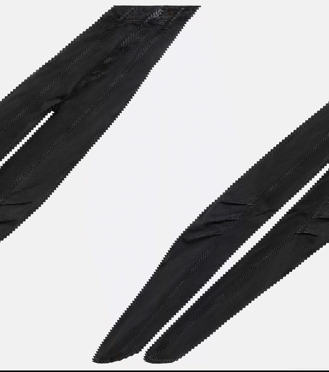 ROTATE BIRGER CHRISTENSEN High-Rise Cargo Jeans in Black | Endource