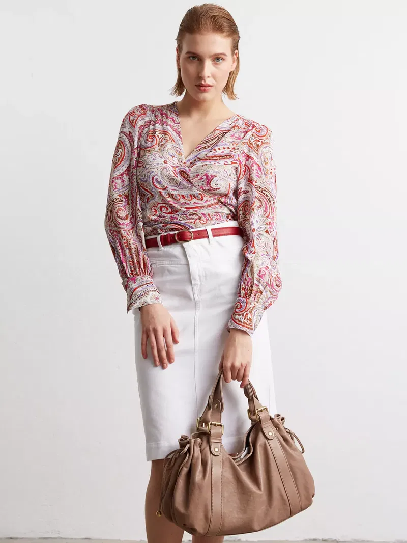 Gerard Darel Lola Denim Skirt in White | endource