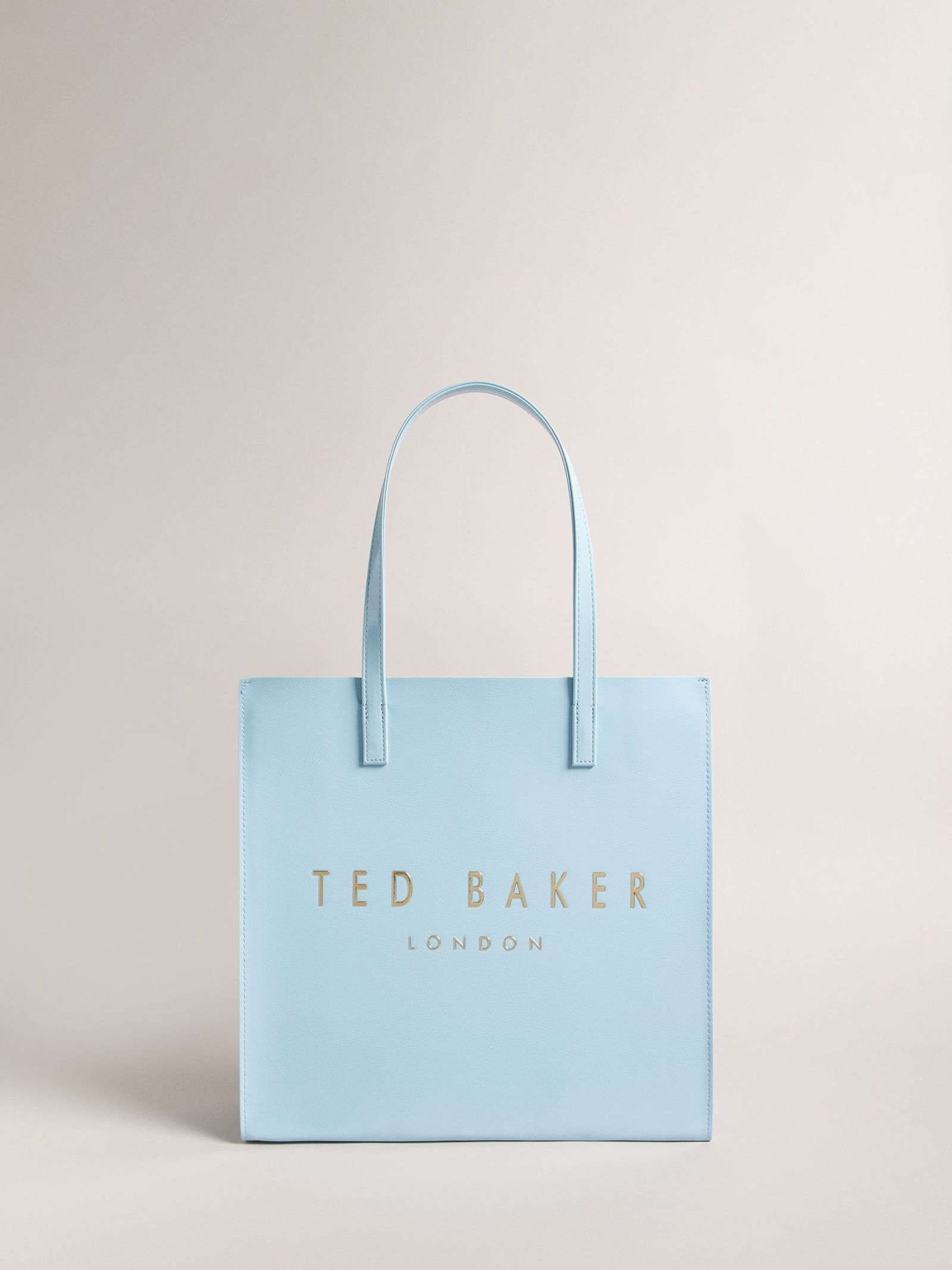 TED BAKER Crinkon Crinkle Large Icon Tote Bag in Light Blue | endource
