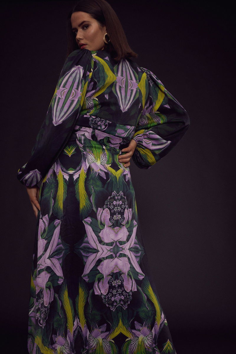 KAREN MILLEN Kate Bickmore x Karen Millen - Curve Soon Mirrored Drama ...