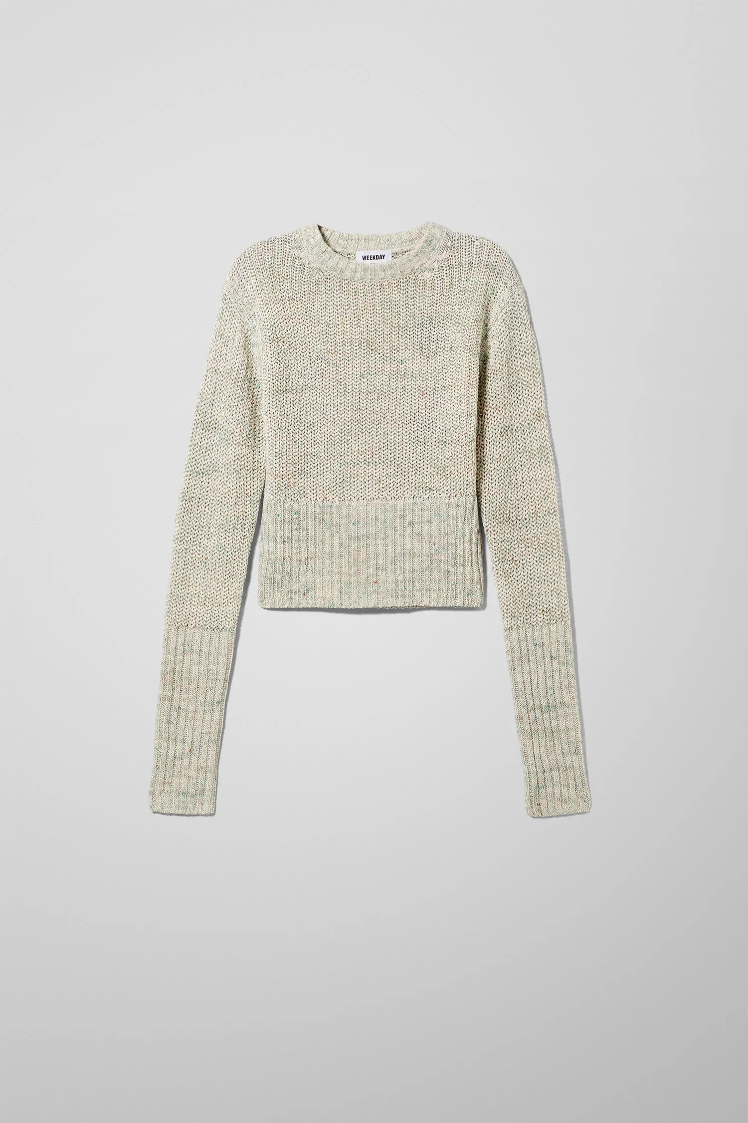 WEEKDAY Valentina Sweater in Green | Endource
