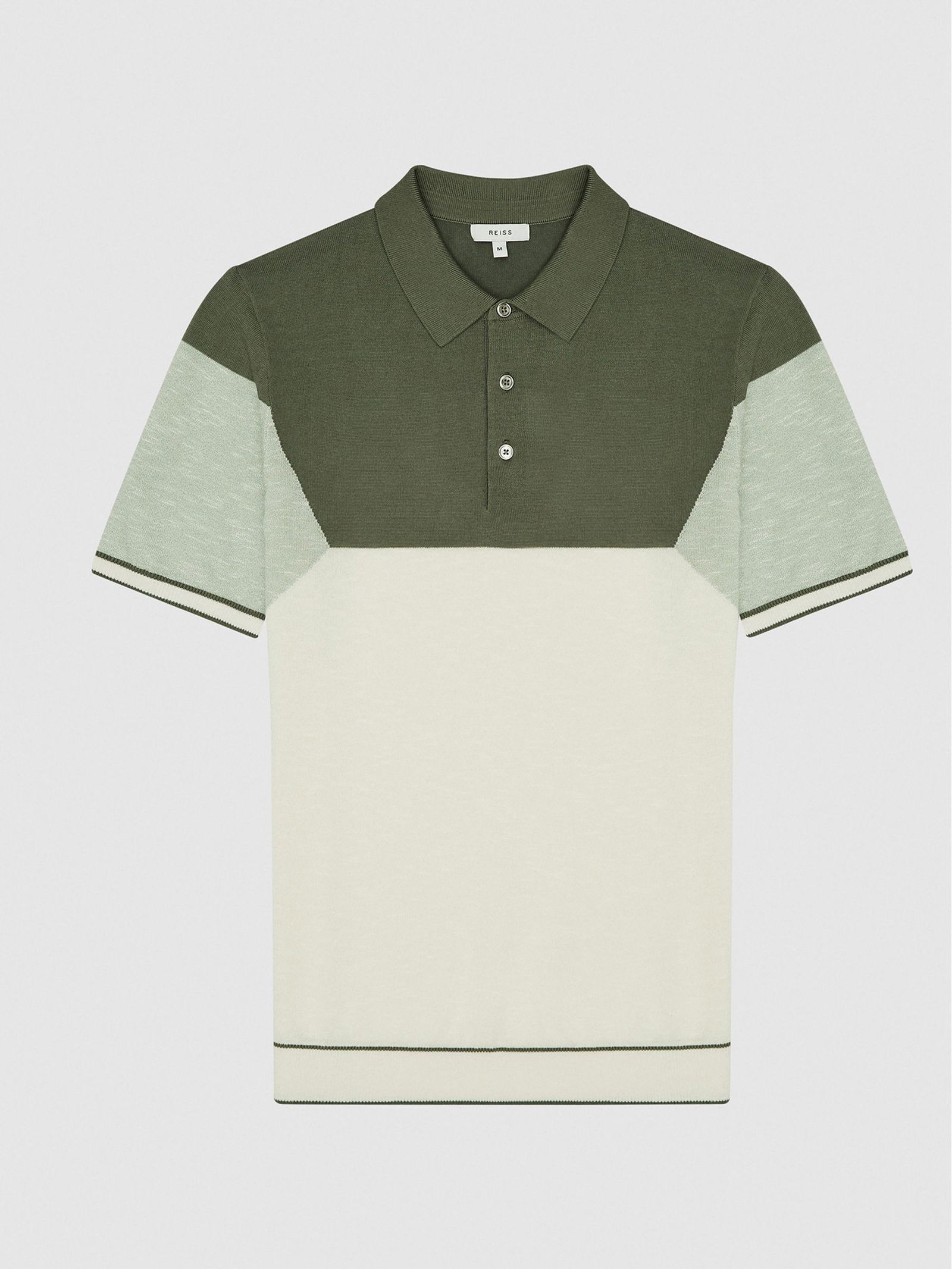 REISS Gerrard Colourblock Polo Shirt | Endource