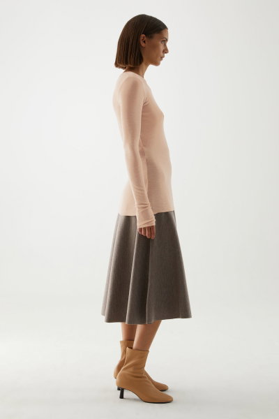 COS Long-Sleeved Merino Wool Top | endource