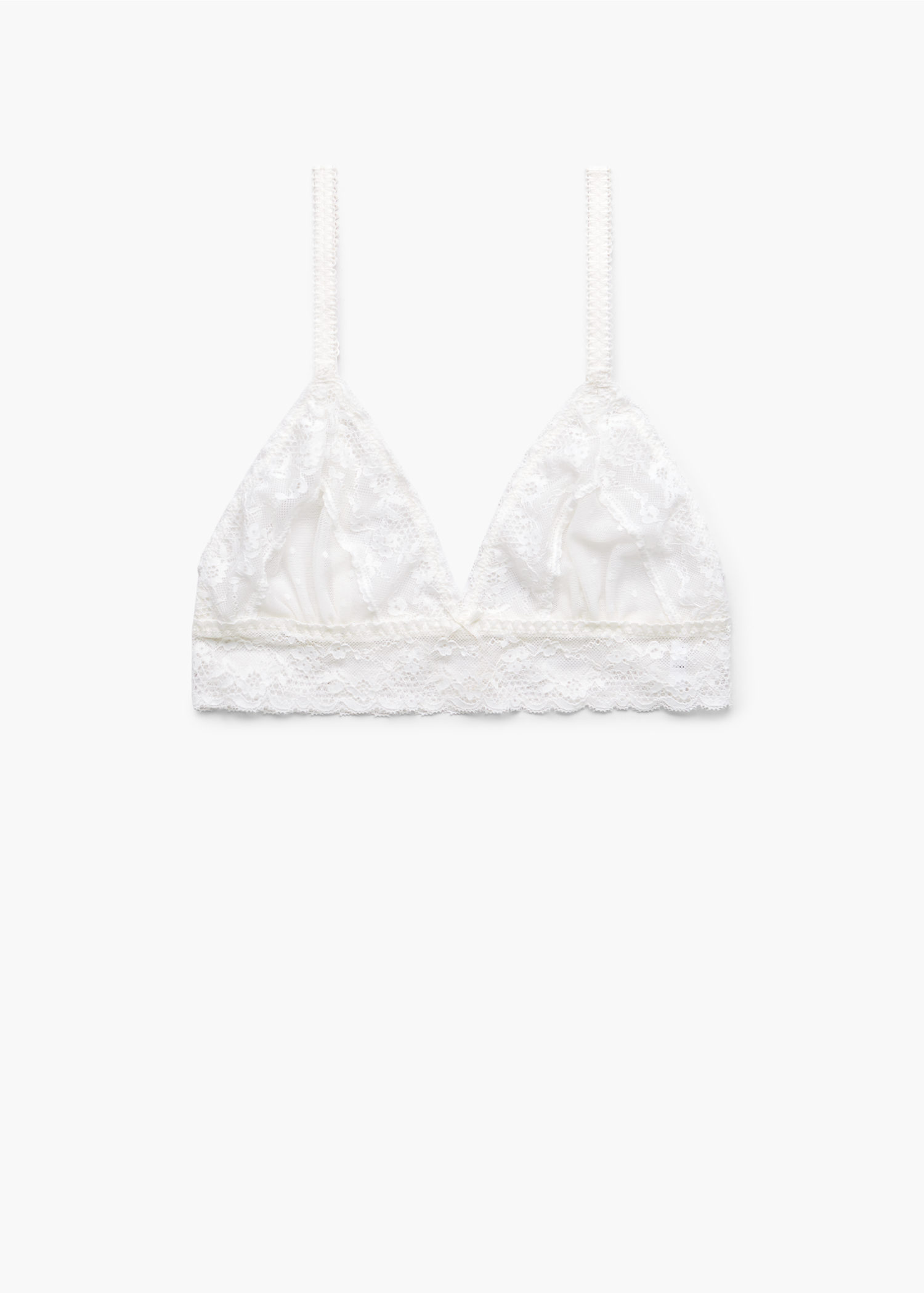 MANGO Lace Triangle BHra | endource