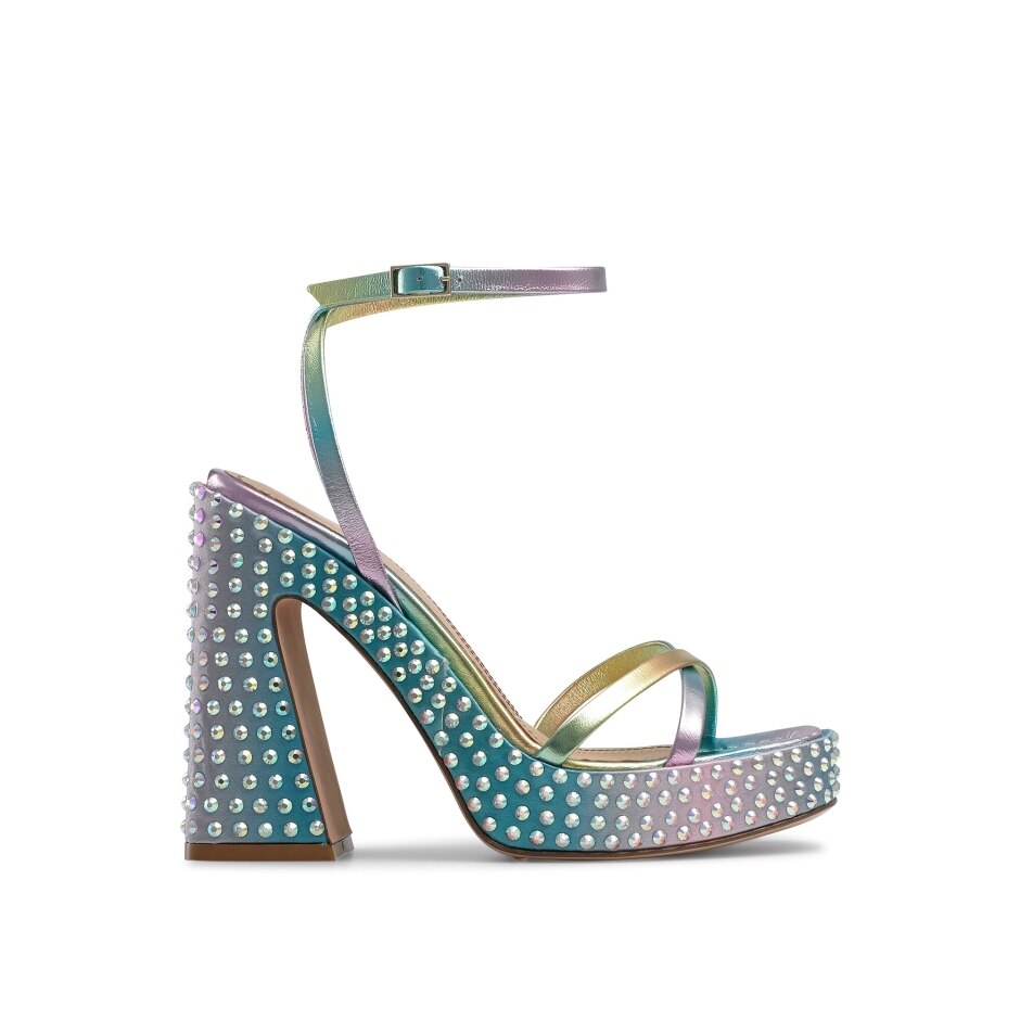 RUSSELL & BROMLEY Sundae Embellished Through Sole Sandal in Multi ...