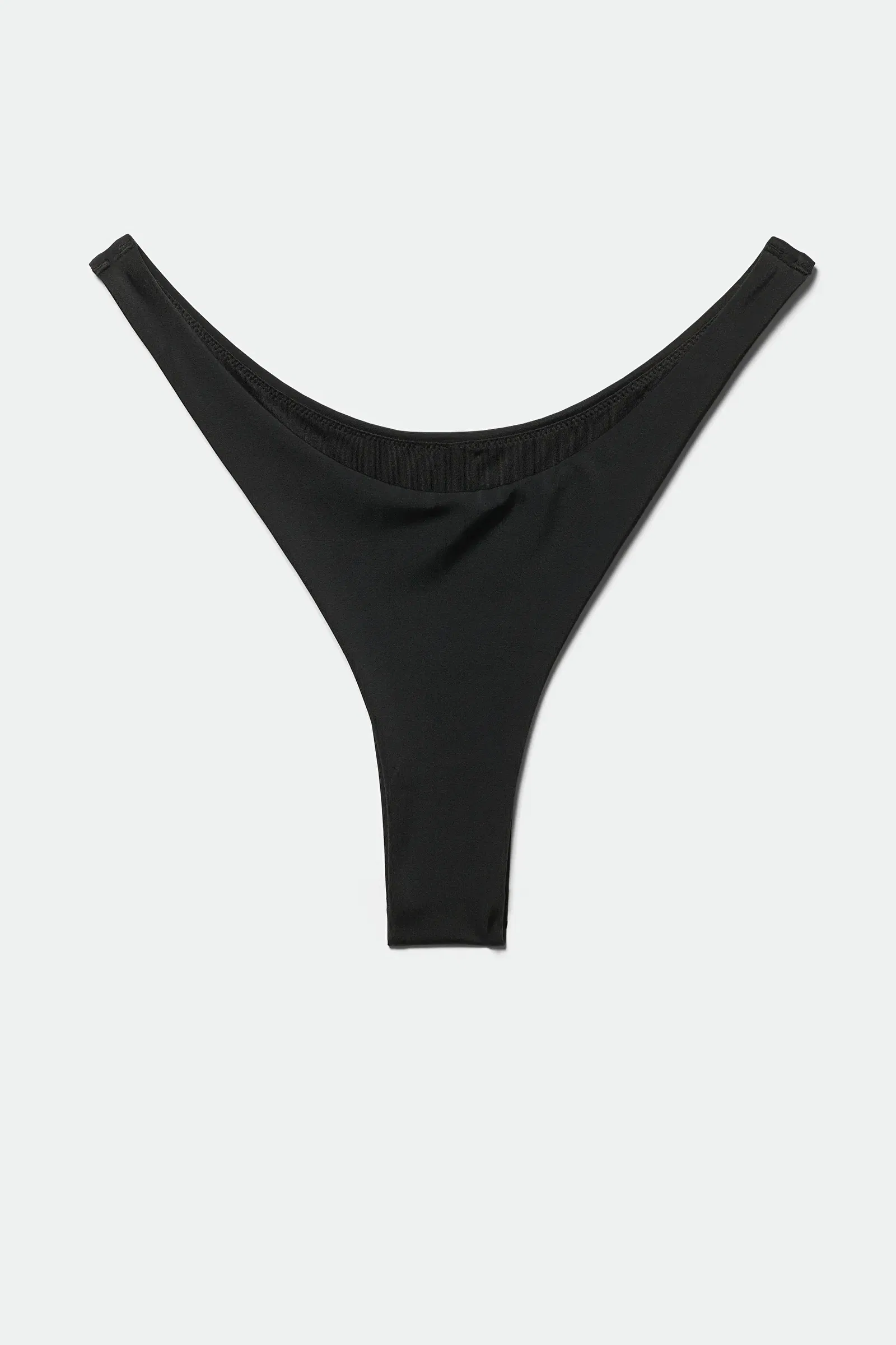 WEEKDAY Brazilian Mini Bikini Bottom in Black | endource
