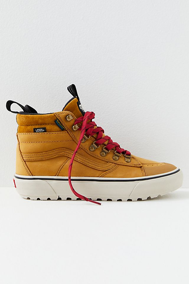 VANS Hi Top Sneakers in Pop Lace Tan | endource